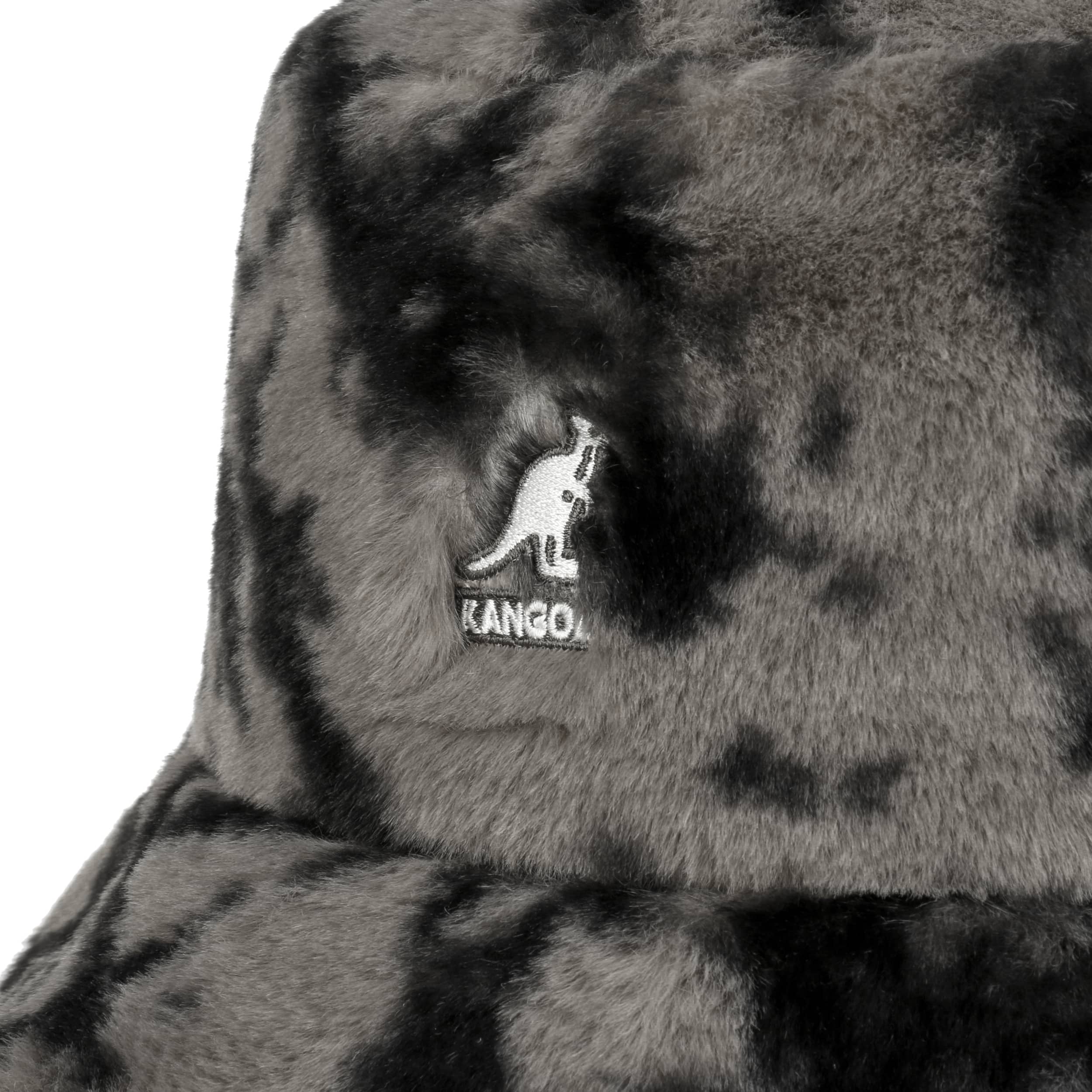 Faux Fur Grey Mottle Bucket Stoffhut by Kangol - CHF 85.95