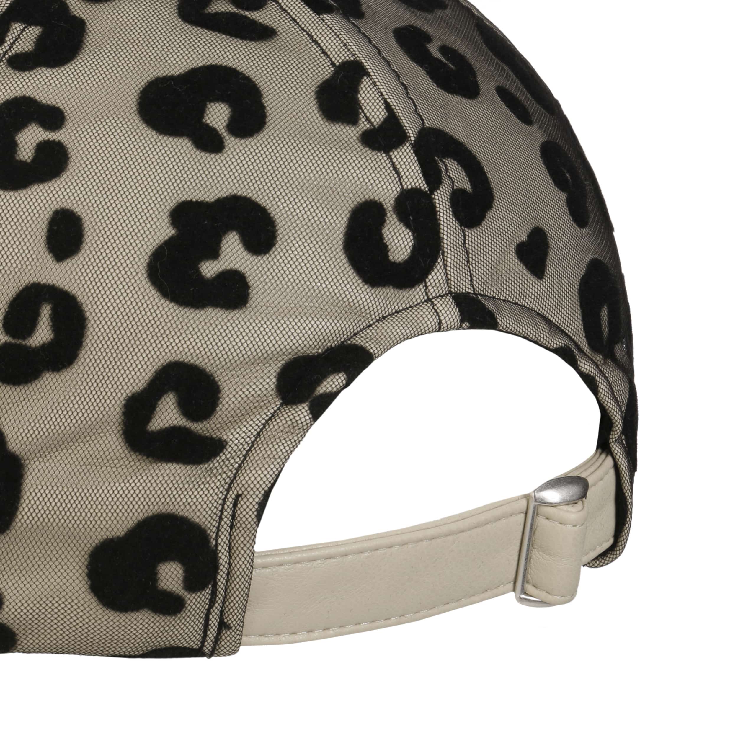 Faux Leather Leo Print Cap by Seeberger - CHF 48.95