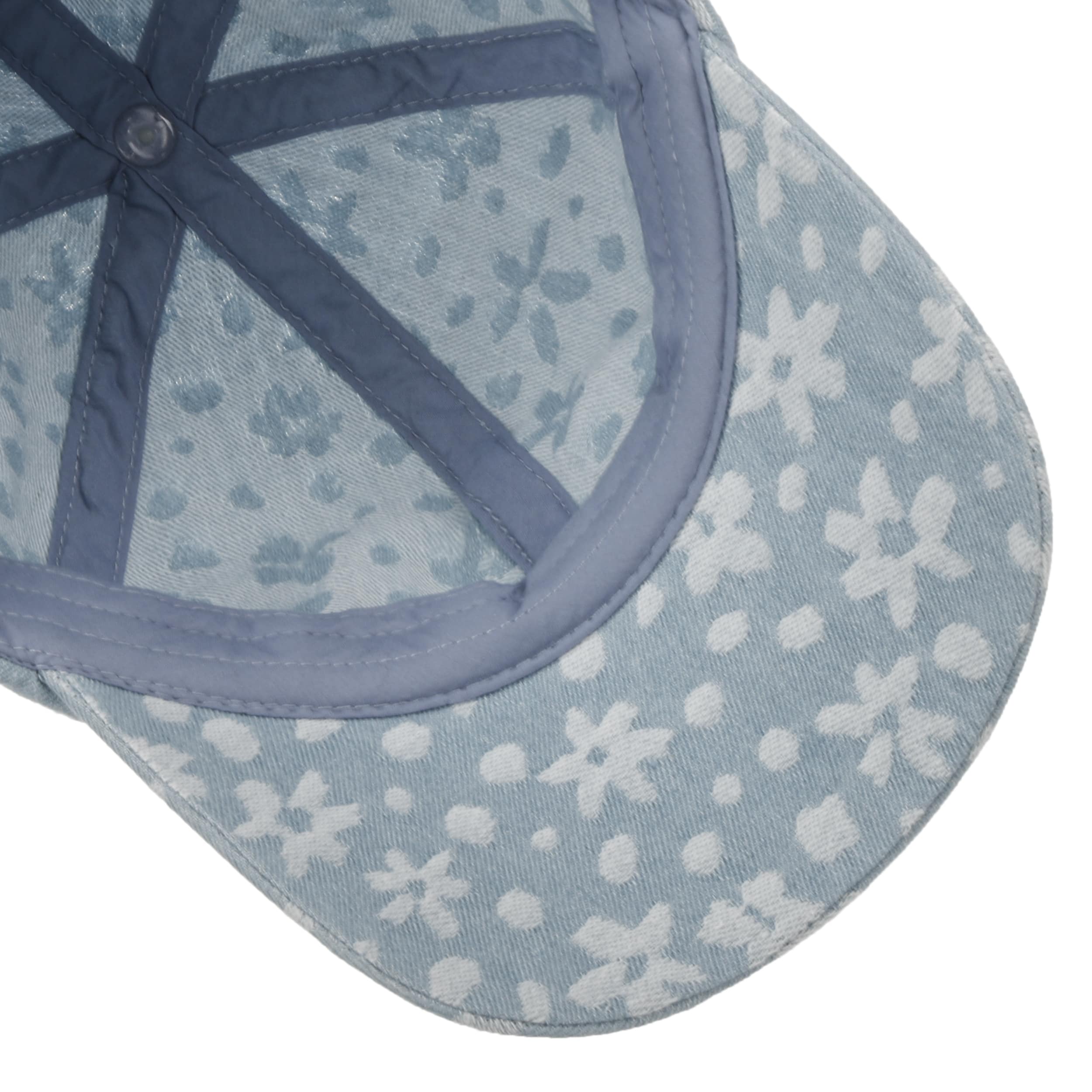 Flower Denim Cap by Seeberger - 35,95