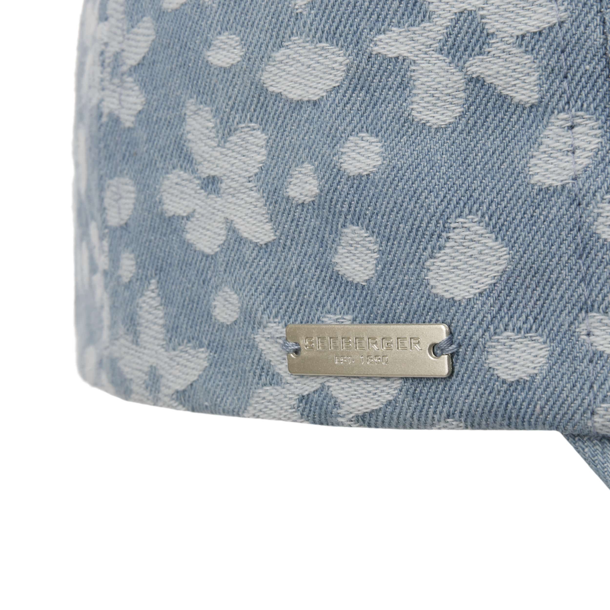 Flower Denim Cap by Seeberger - 35,95