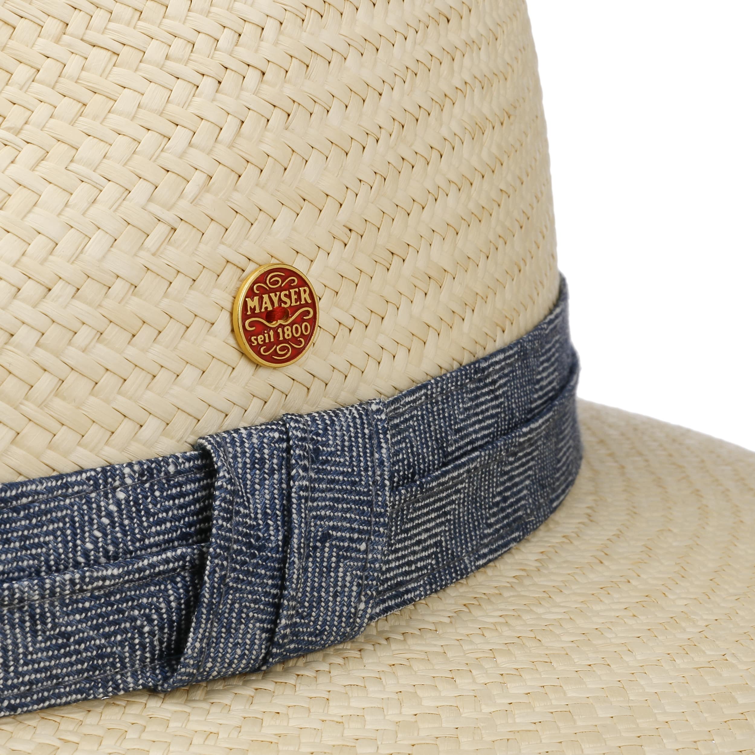 Gero Contrast Band Panamahut by Mayser - 179,00