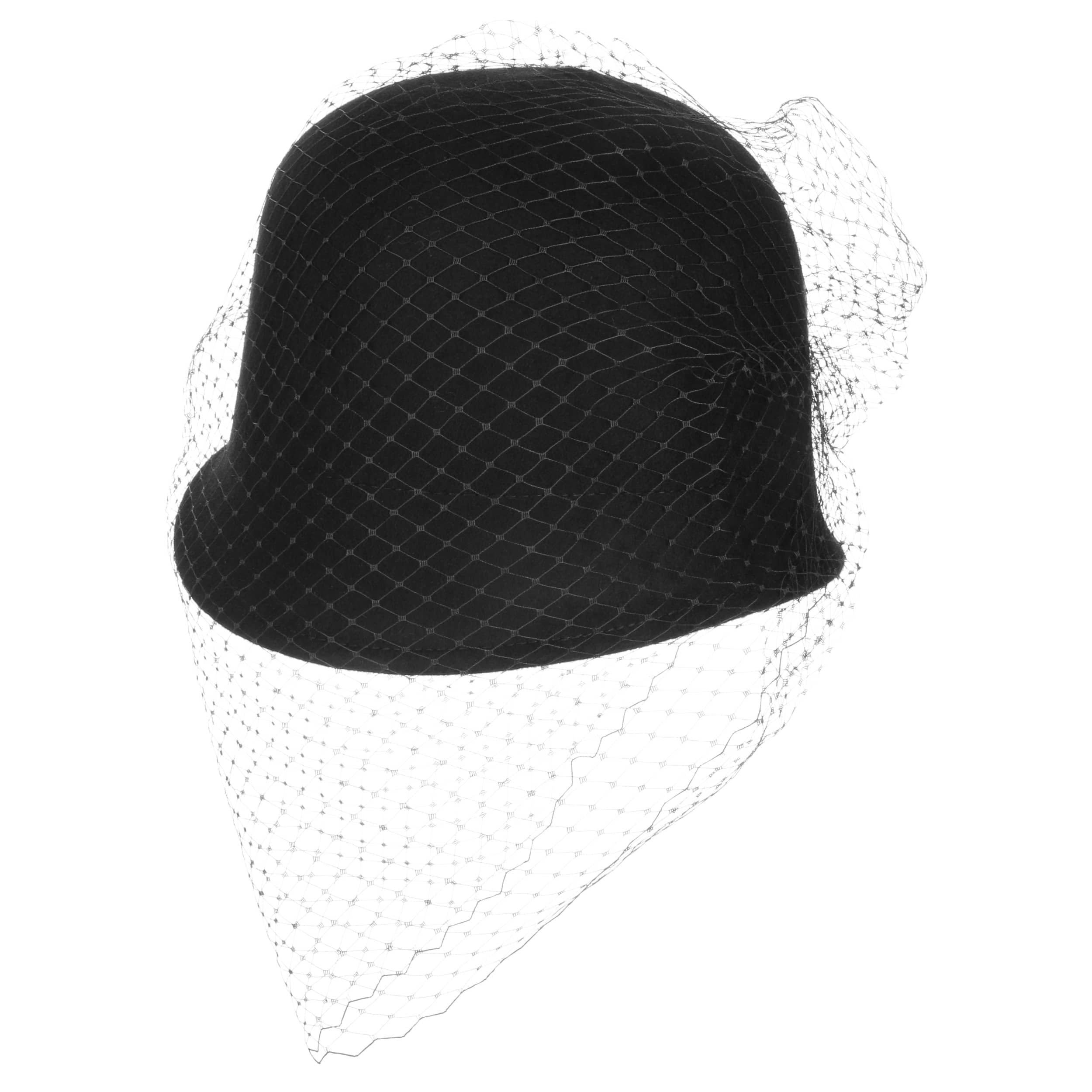 Hut Mit Schleier Schwarz