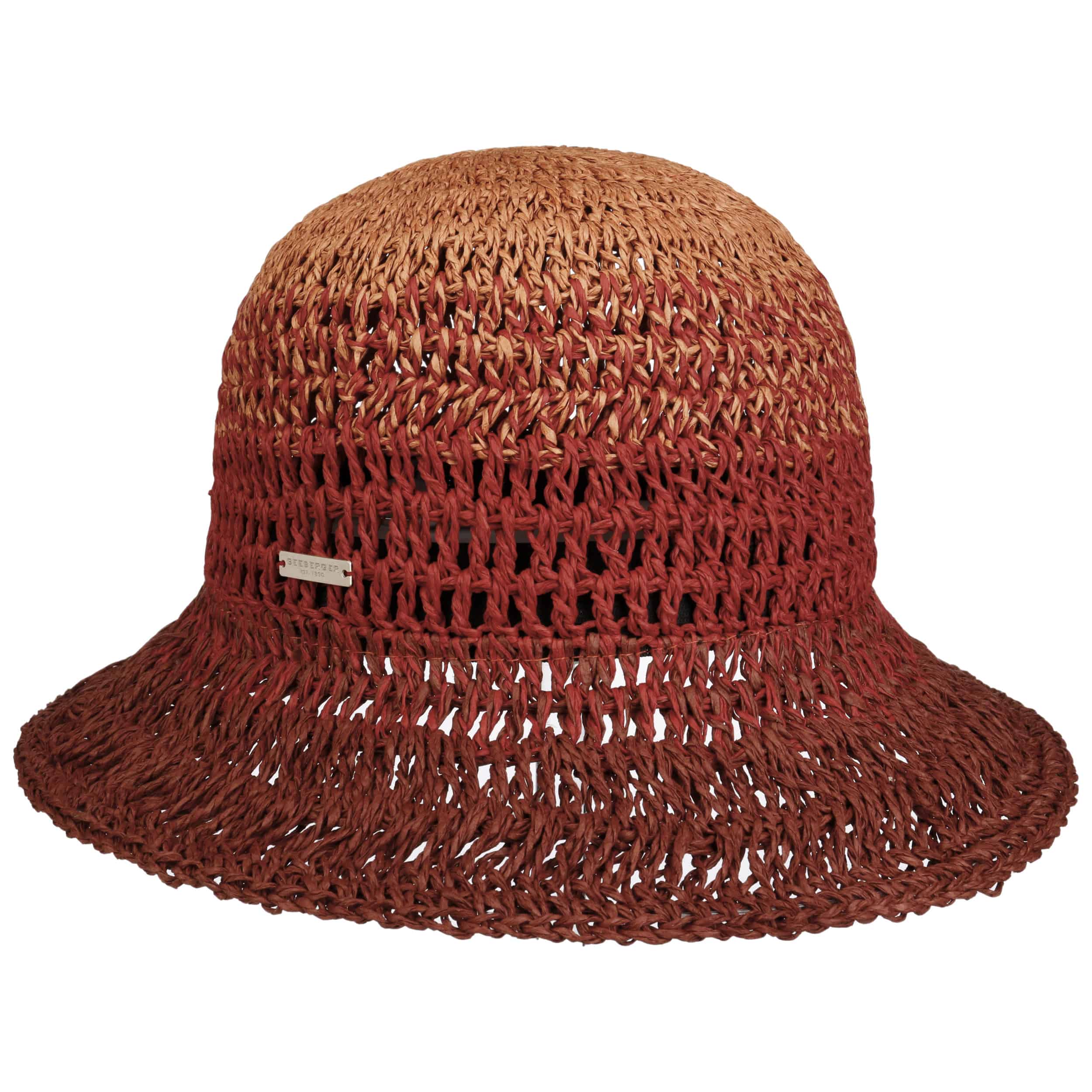 Gradient Colours Cloche Strohhut by Seeberger - 49,95