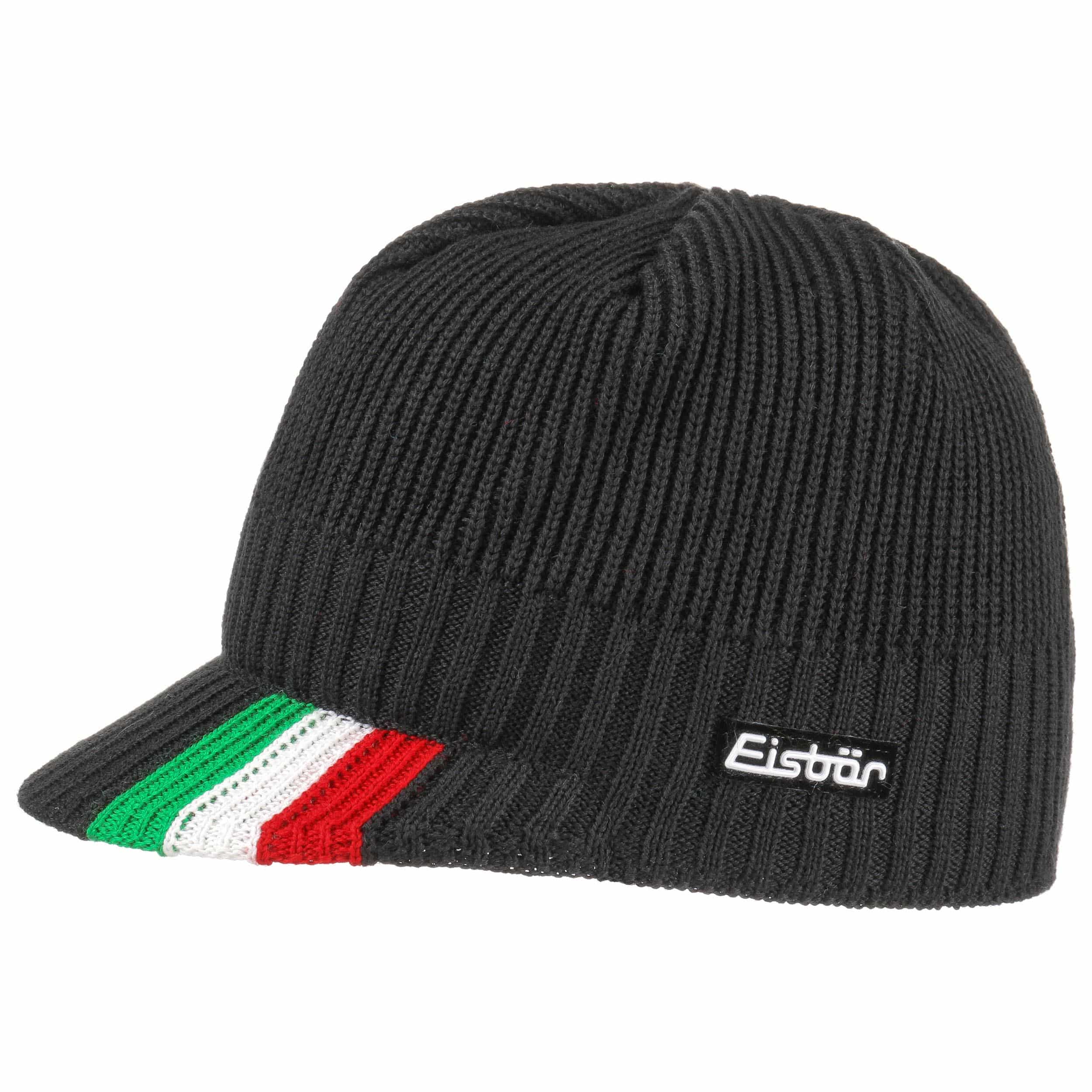 Green-White-Red Ski Cap by Eisbär - 42,95