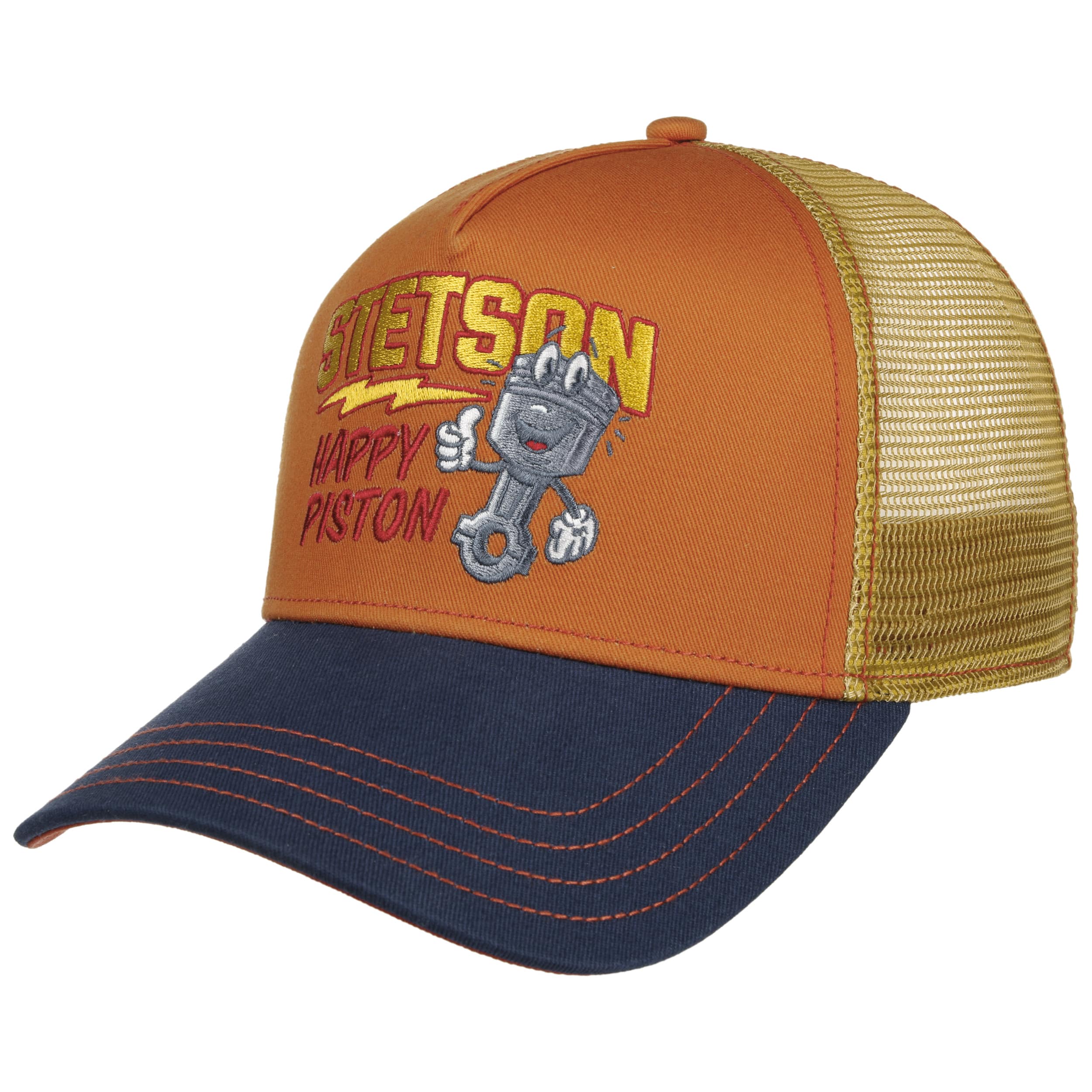Happy Piston Trucker Cap by Stetson - 49,00