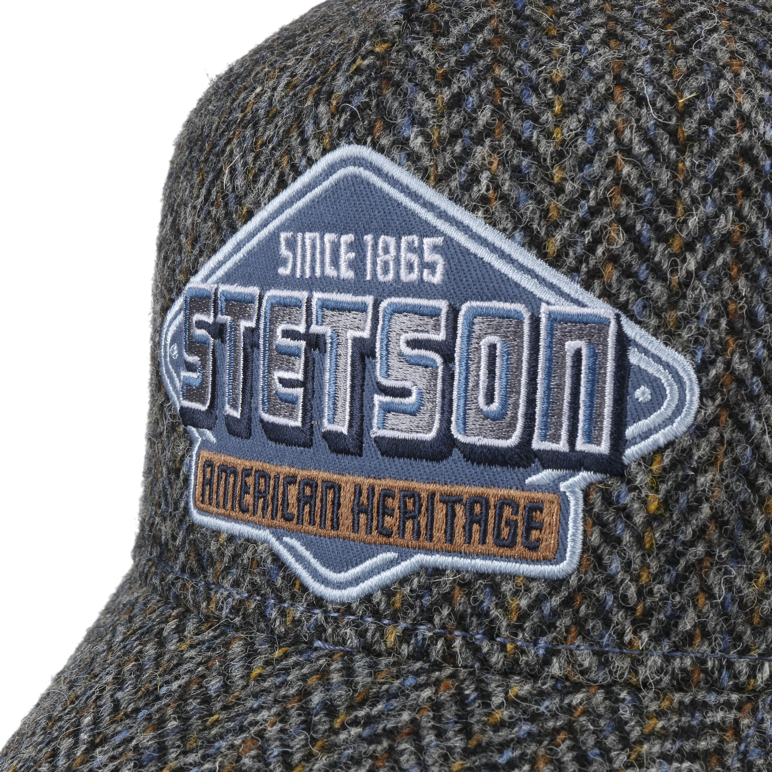 Harris Tweed Trucker Cap by Stetson - 59,00