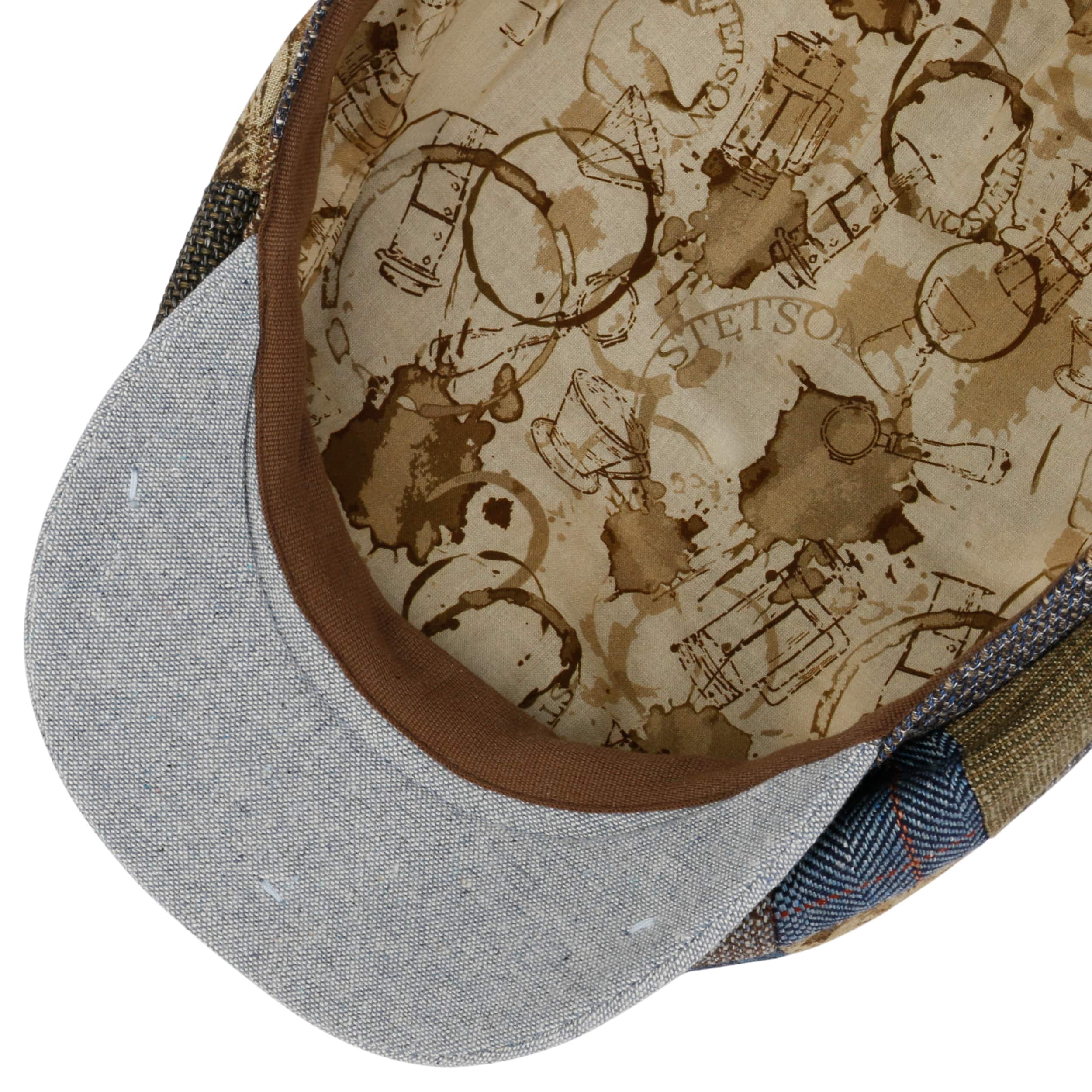 Hatteras Barista Patchwork Flatcap by Stetson - 99,00