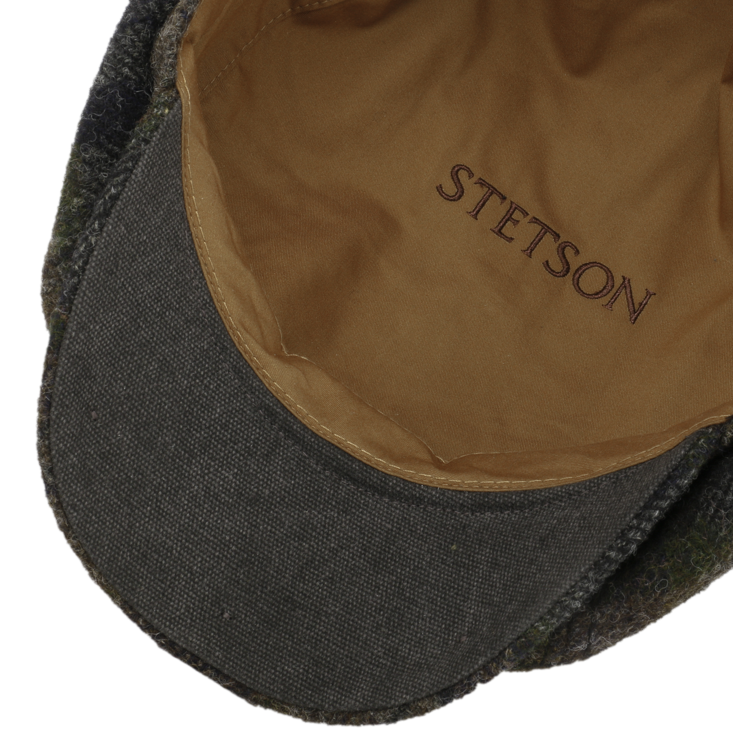 Hatteras Beeswax Shetland Wool Flatcap by Stetson - 79,00