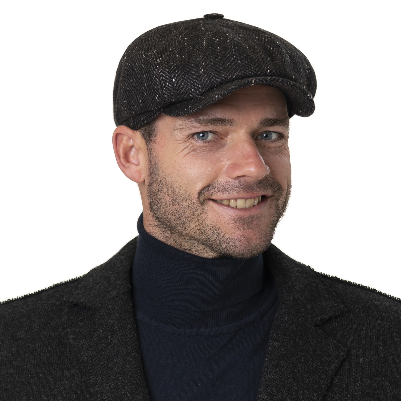 Hatteras Bright Spots Cashmere Flatcap by Stetson - 99,00