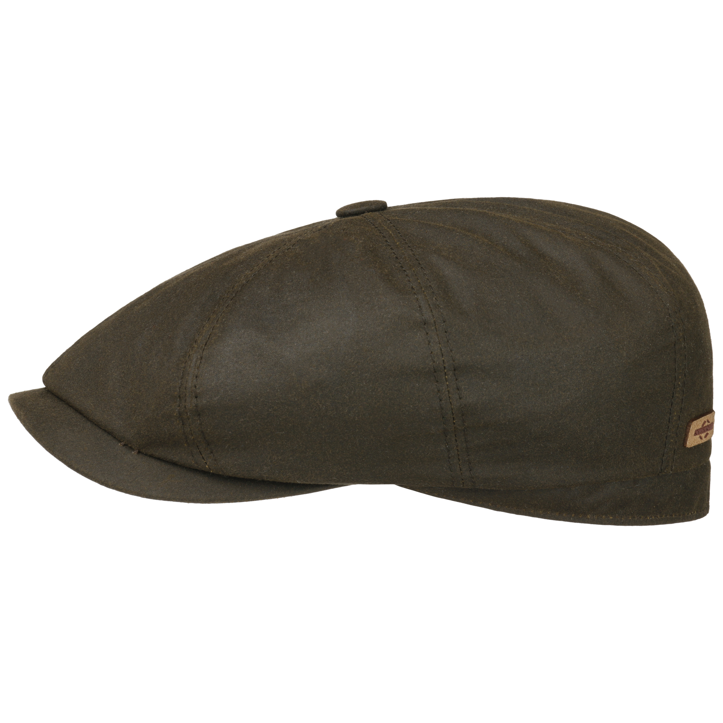 Hatteras Classic Waxed Cotton Flatcap by Stetson - 79,00