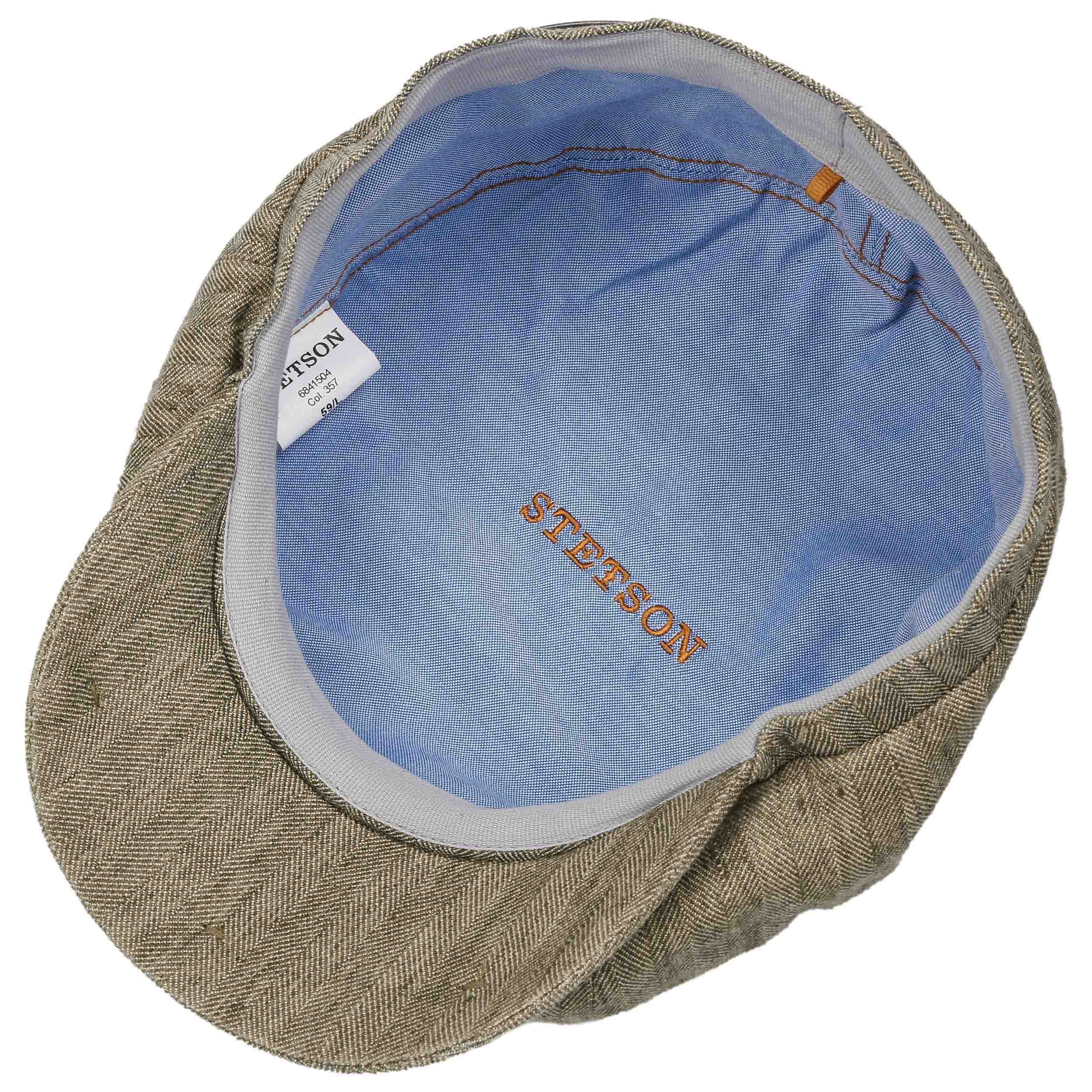 Hatteras Fine Herringbone Flatcap by Stetson - 69,00