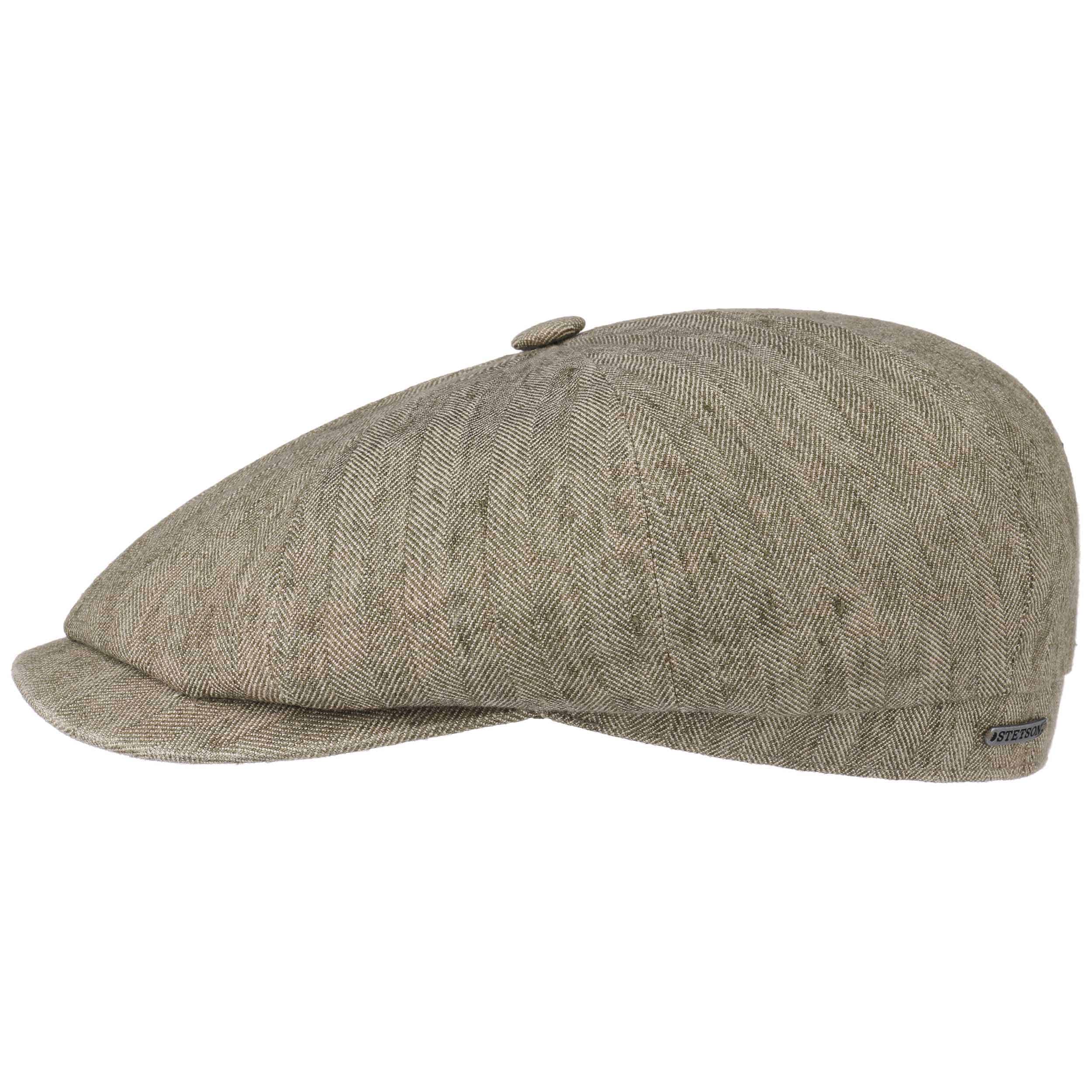 Hatteras Fine Herringbone Flatcap by Stetson - 69,00