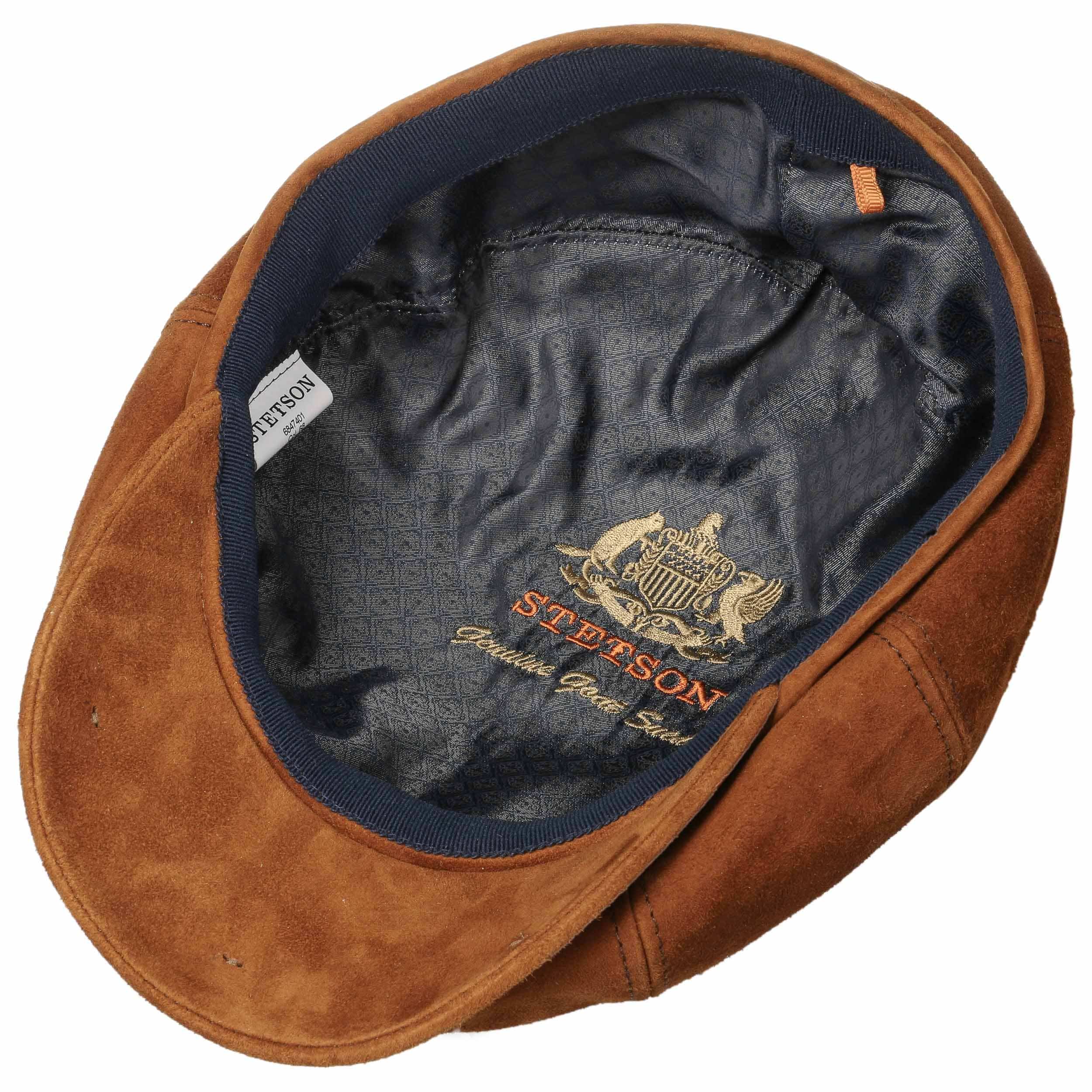 Hatteras Goat Suede Flat Cap by Stetson, GBP 149,00 --> Hats, caps ...