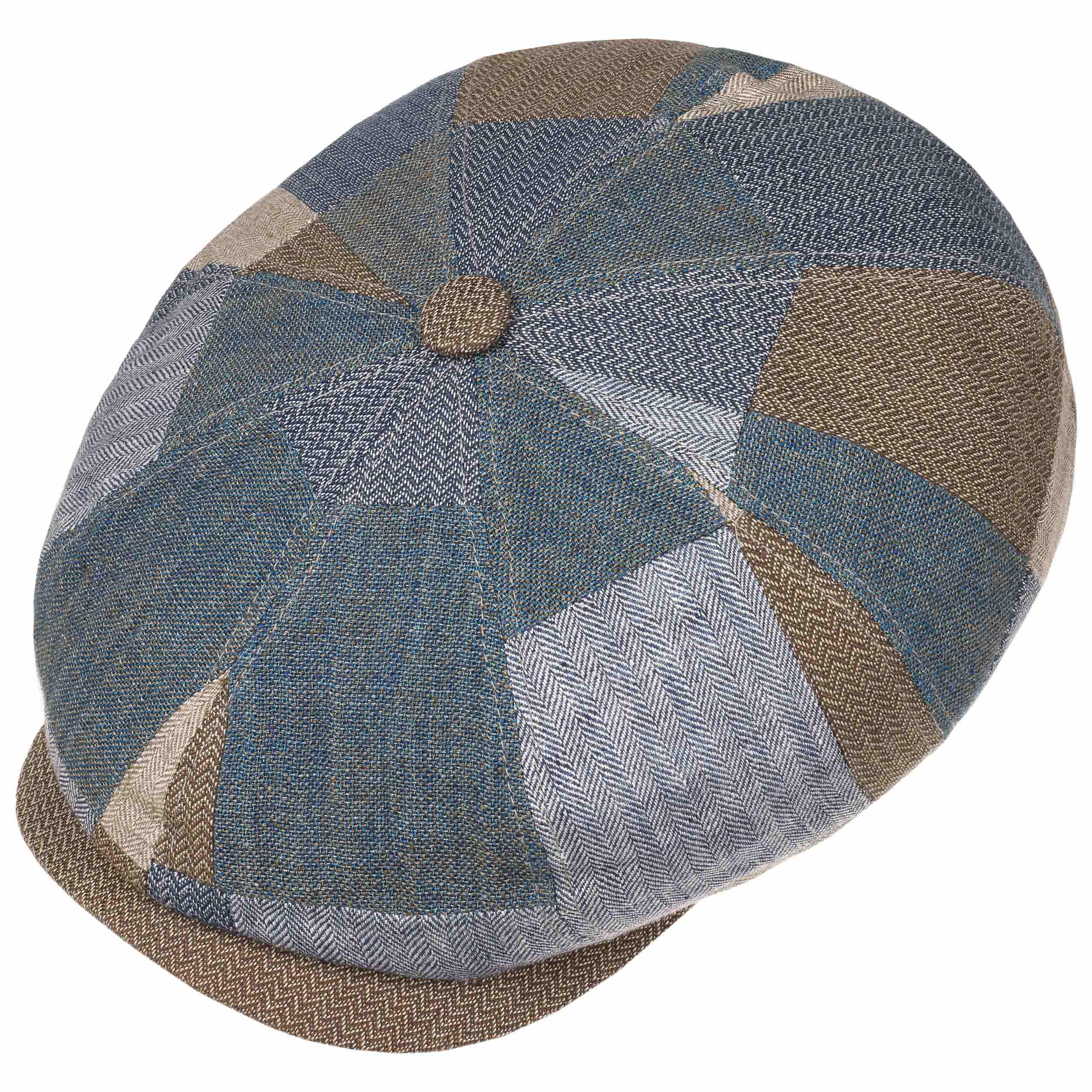 Hatteras Leinen Patchwork Cap by Stetson - 59,00