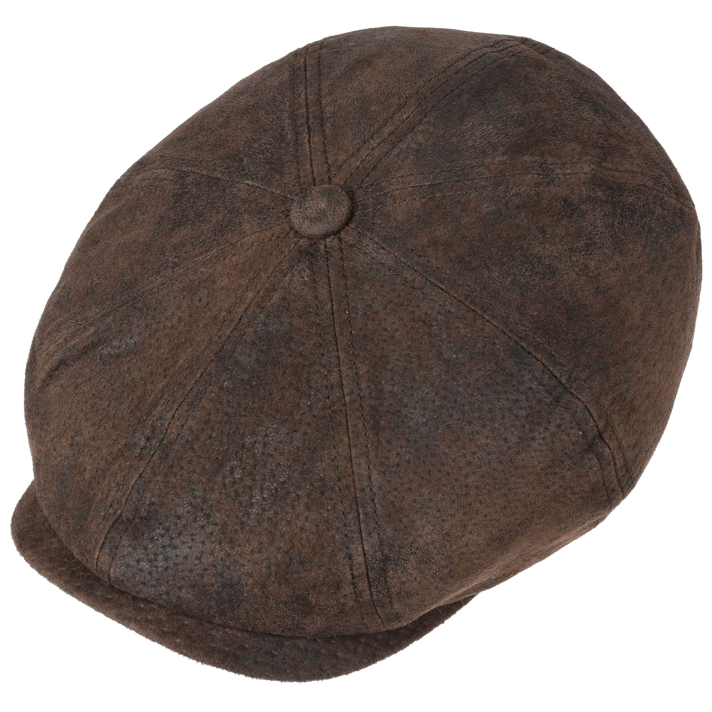 Hatteras Pigskin Leather Cap by Stetson - 109,00