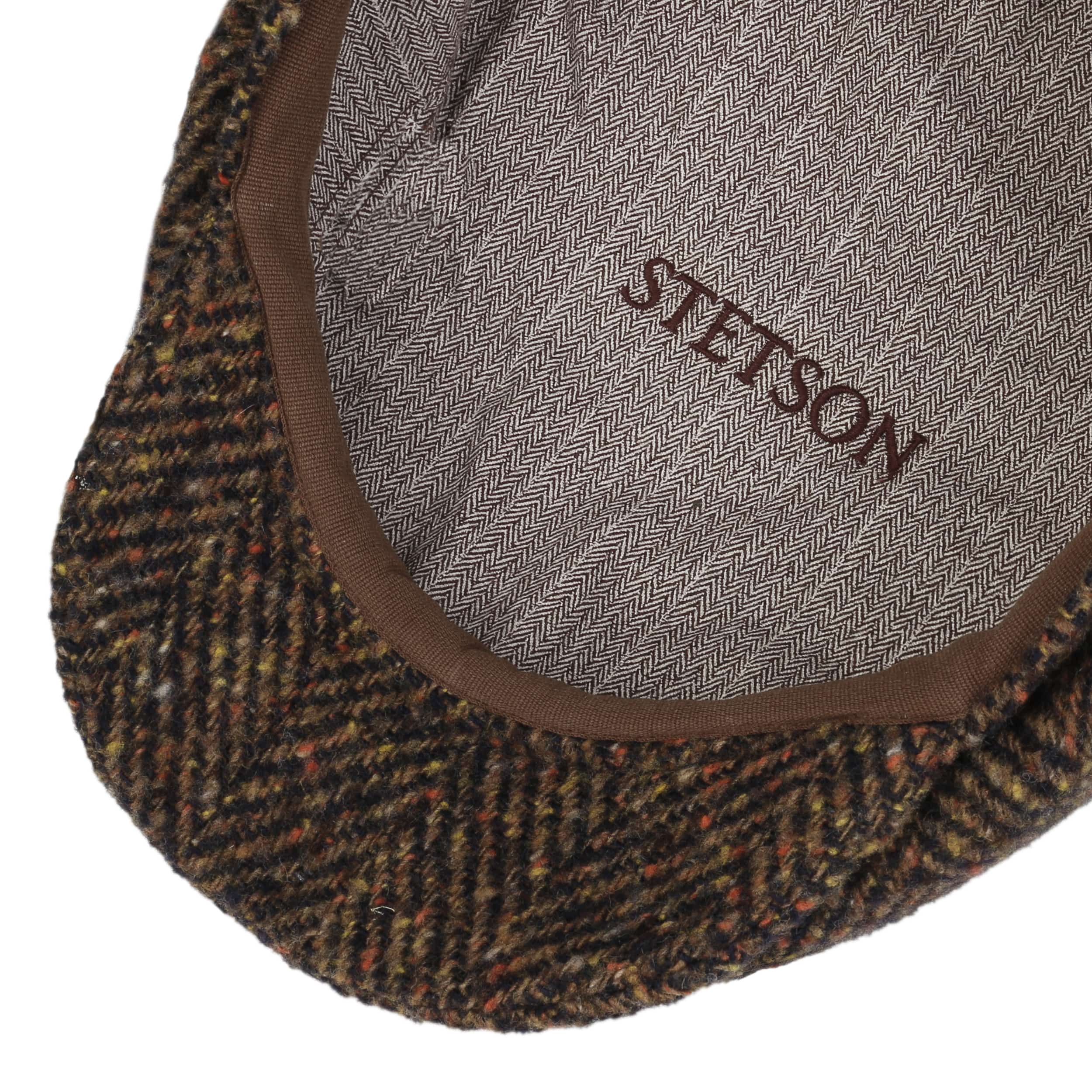 Hatteras Wool Colour Neps Flatcap by Stetson - 129,00
