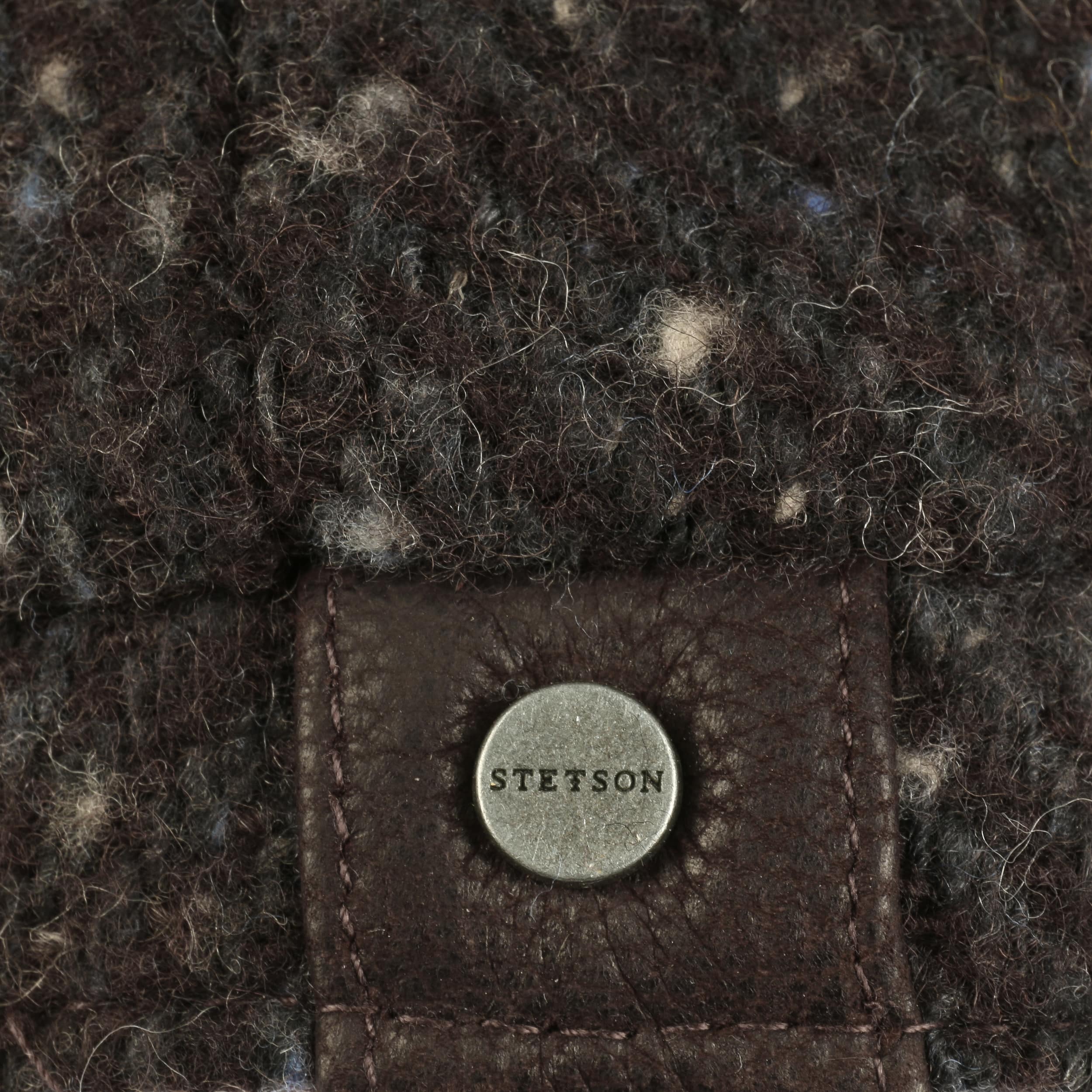 Hatteras Wool Colour Neps Flatcap by Stetson - 129,00