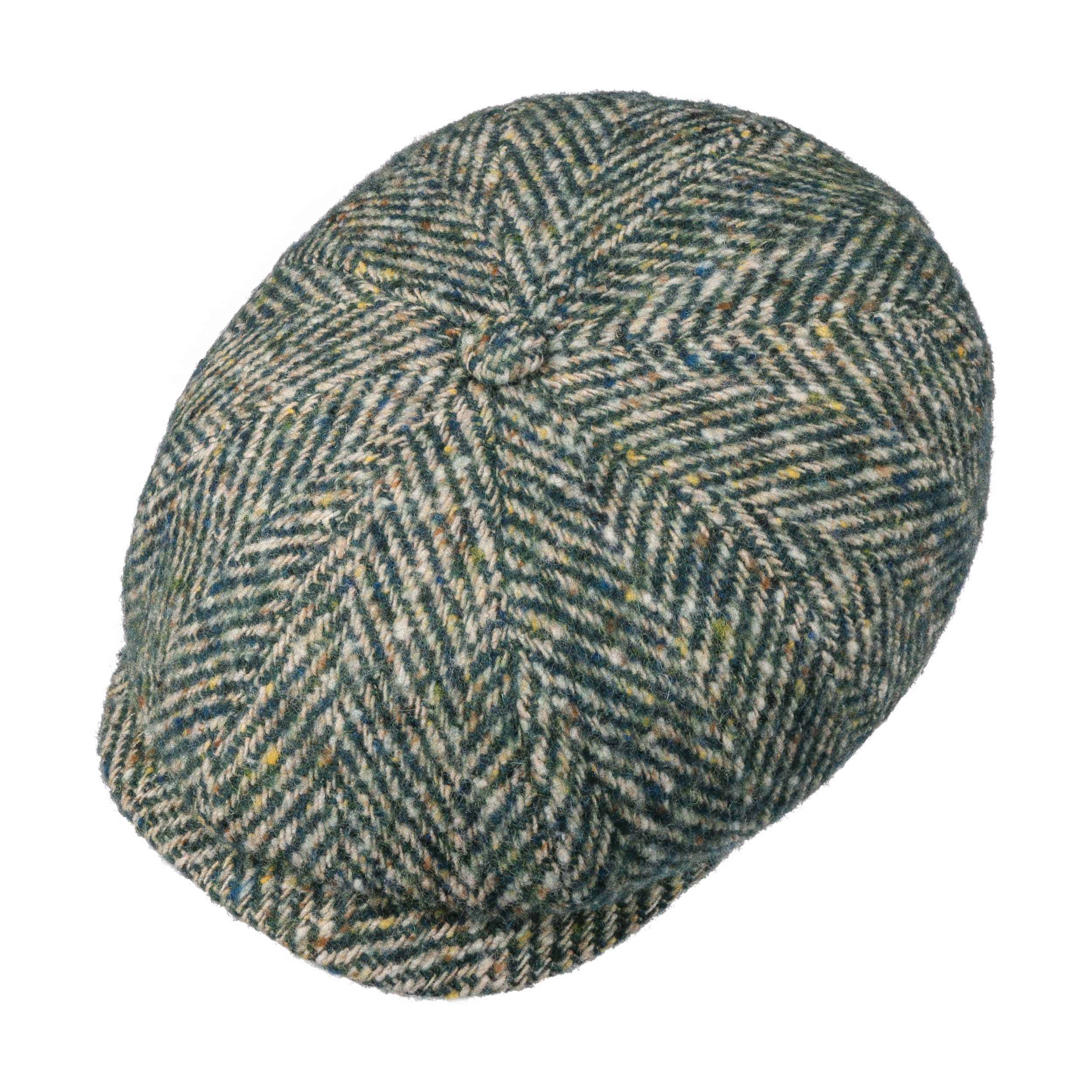 Hatteras Wool Colour Neps Flatcap by Stetson - 129,00