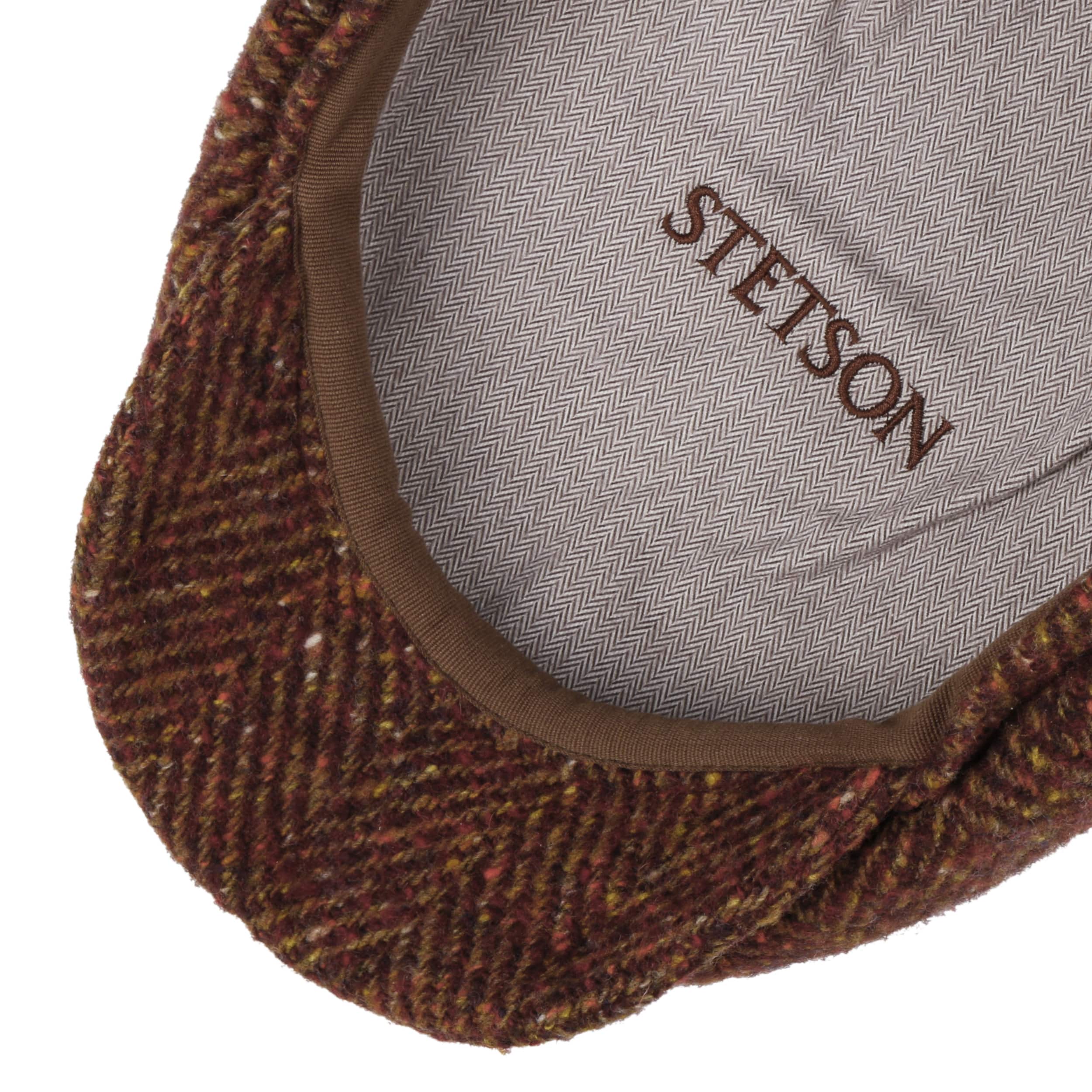 Hatteras Wool Colour Neps Flatcap by Stetson - 129,00