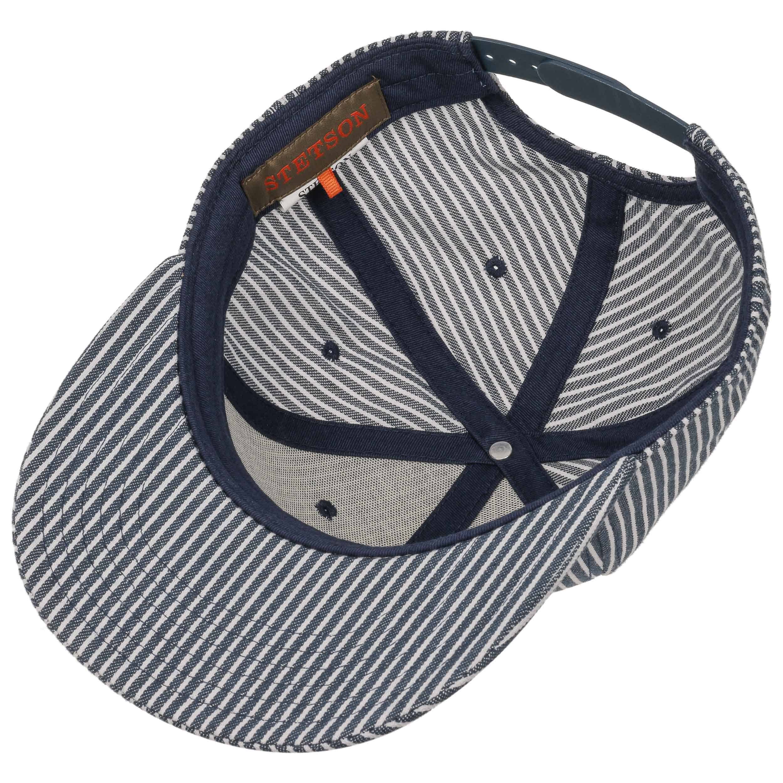 Hickory Stripe Baseball Cap by Stetson - 29,00