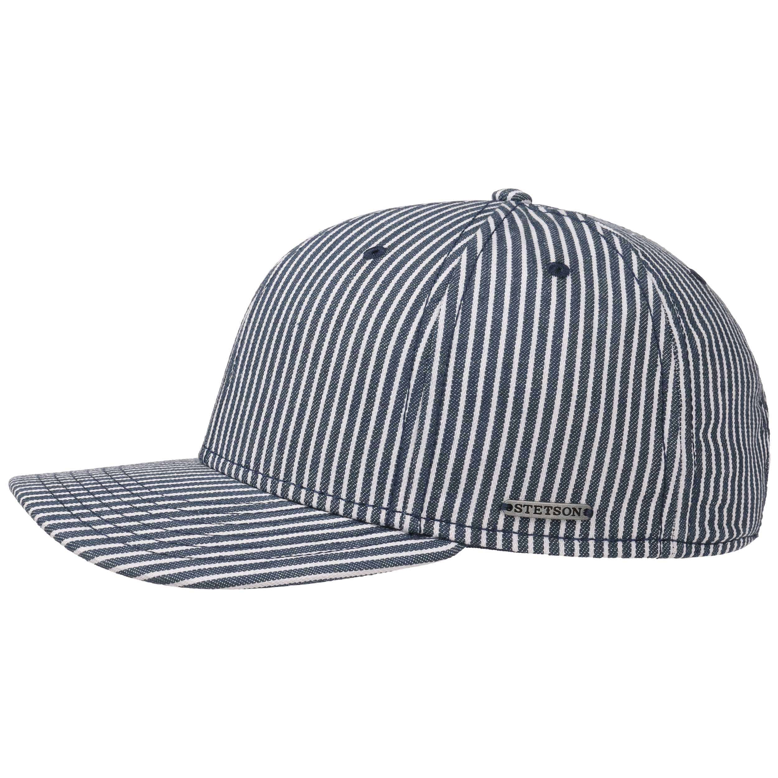 Hickory Stripe Baseball Cap by Stetson - 29,00