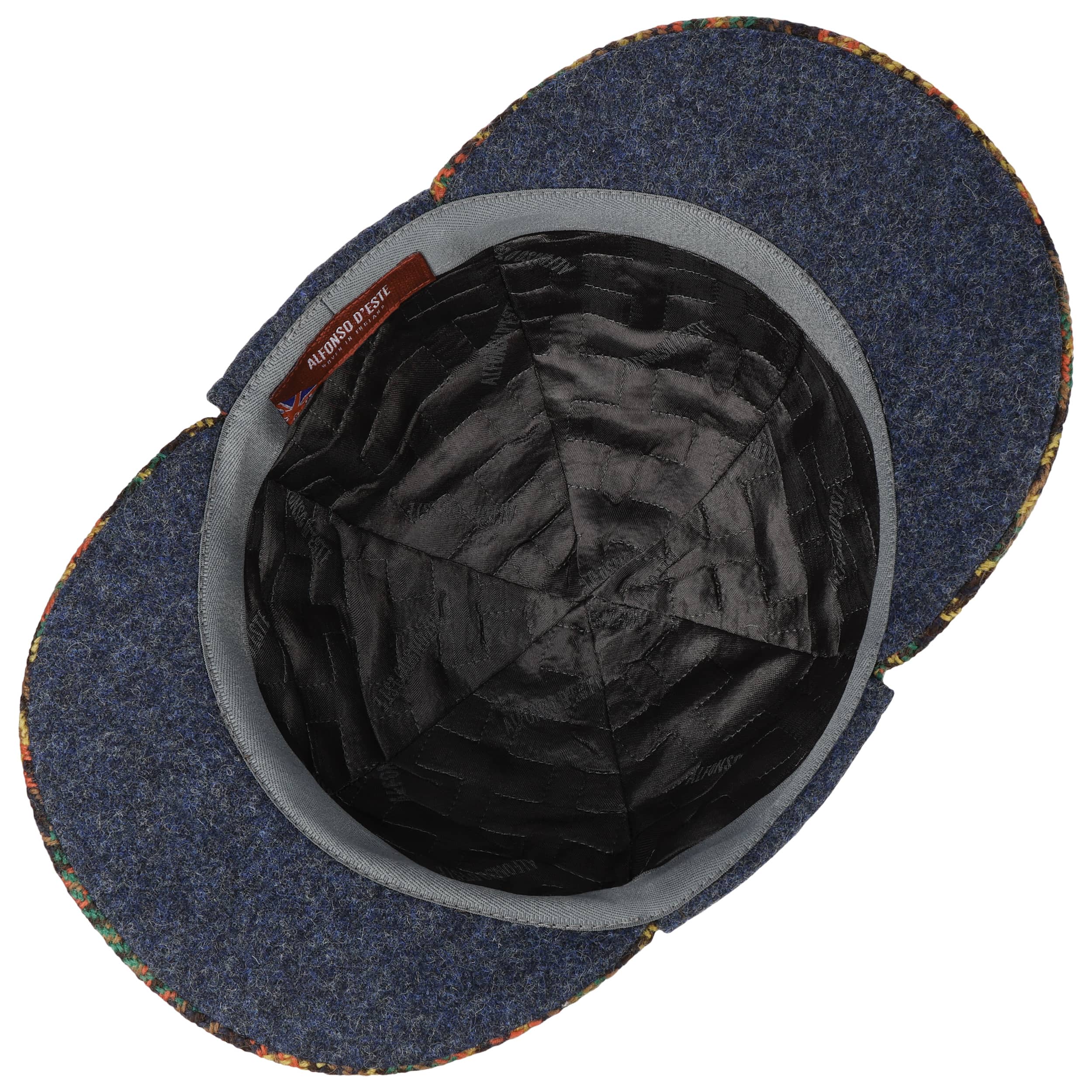 Houndstooth Deerstalker Cap by Alfonso D'Este - 129,00