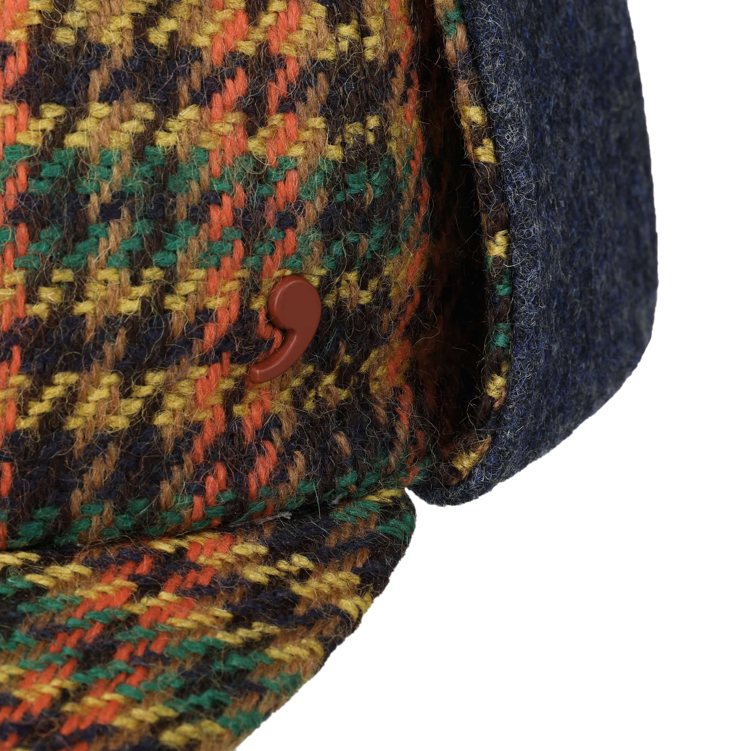 Houndstooth Deerstalker Cap by Alfonso D'Este - 129,00