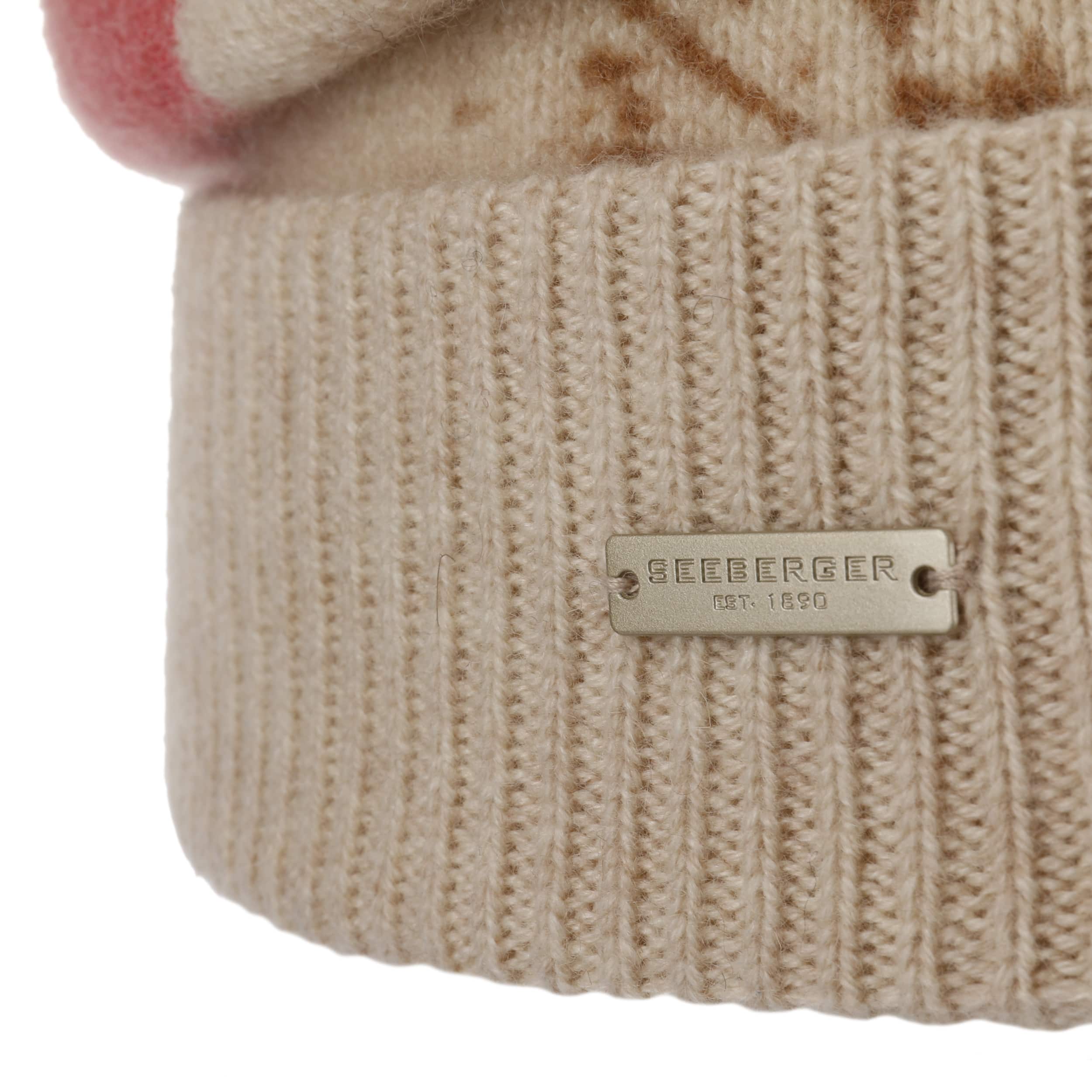 Kaschmir Flower Beanie by Seeberger - 109,00