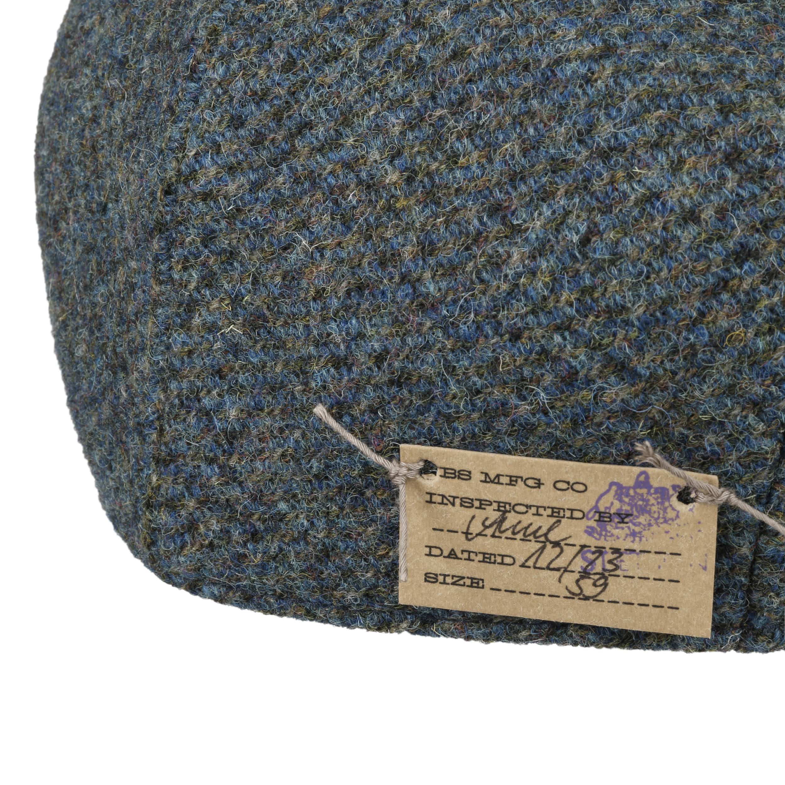 Kent Virgin Wool Harris Tweed Flatcap by Stetson - 179,00
