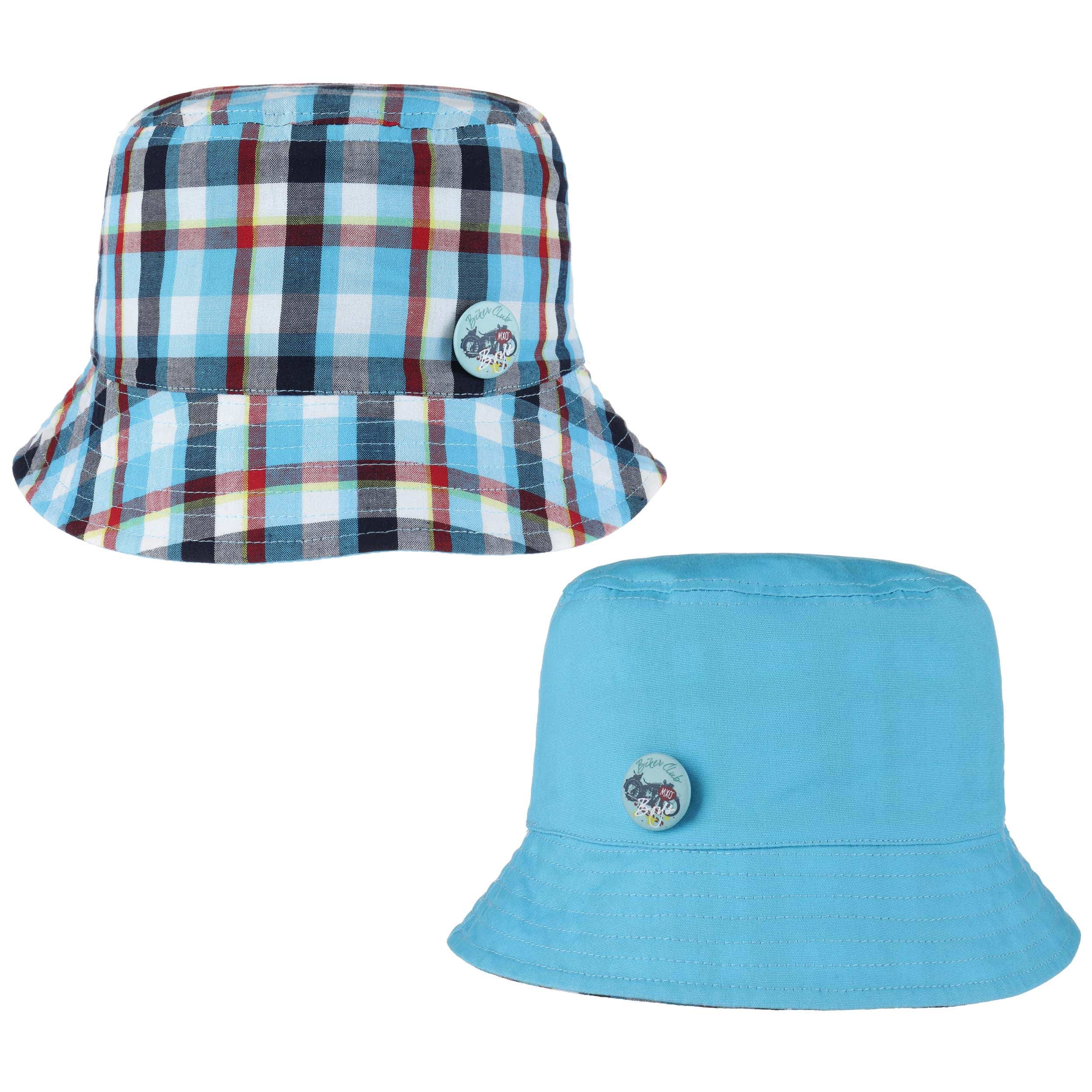 Kids Checked Reversible Hat by maximo, GBP 16,95 --> Hats, caps ...