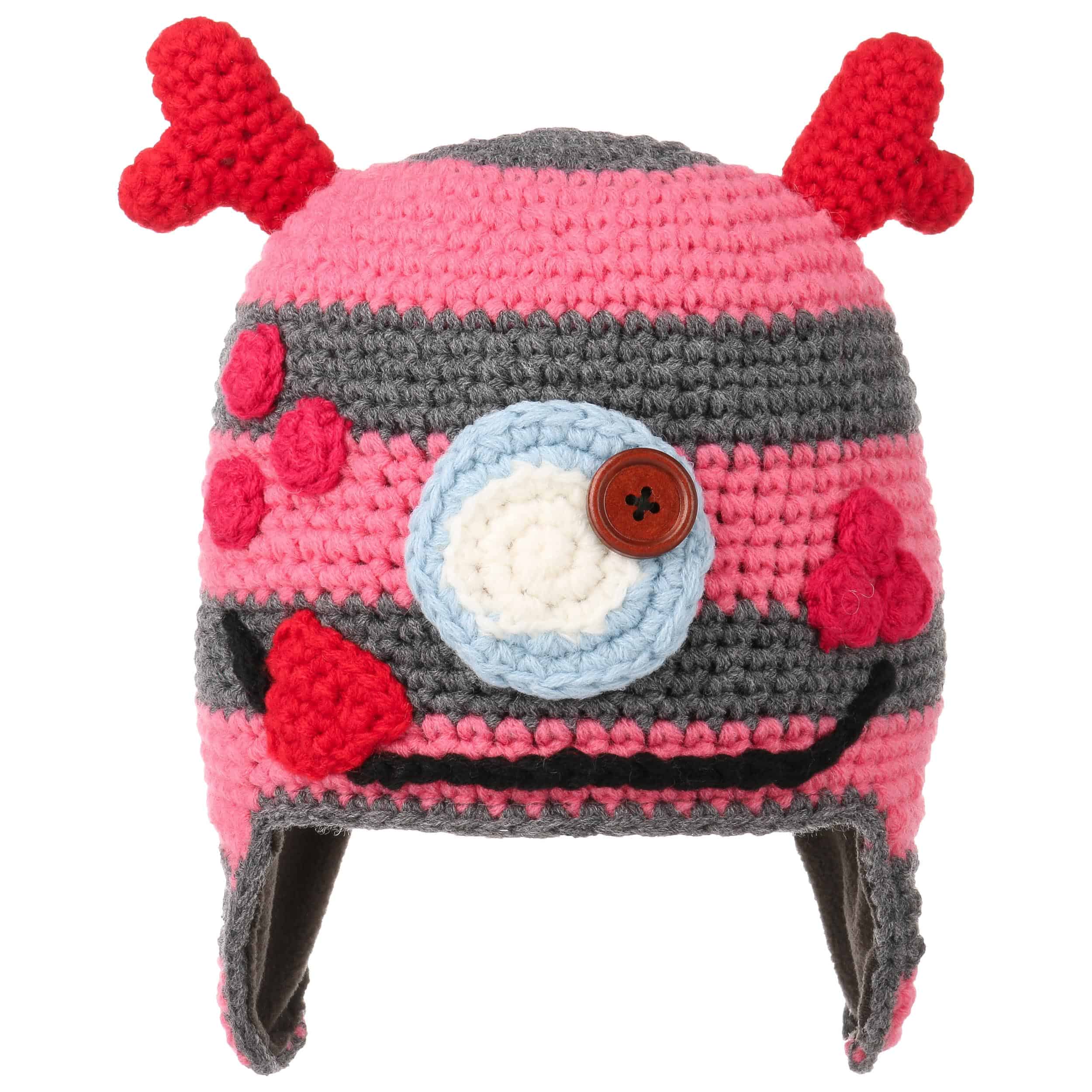 Kids Pink Monster Beanie by Barts - 29,99