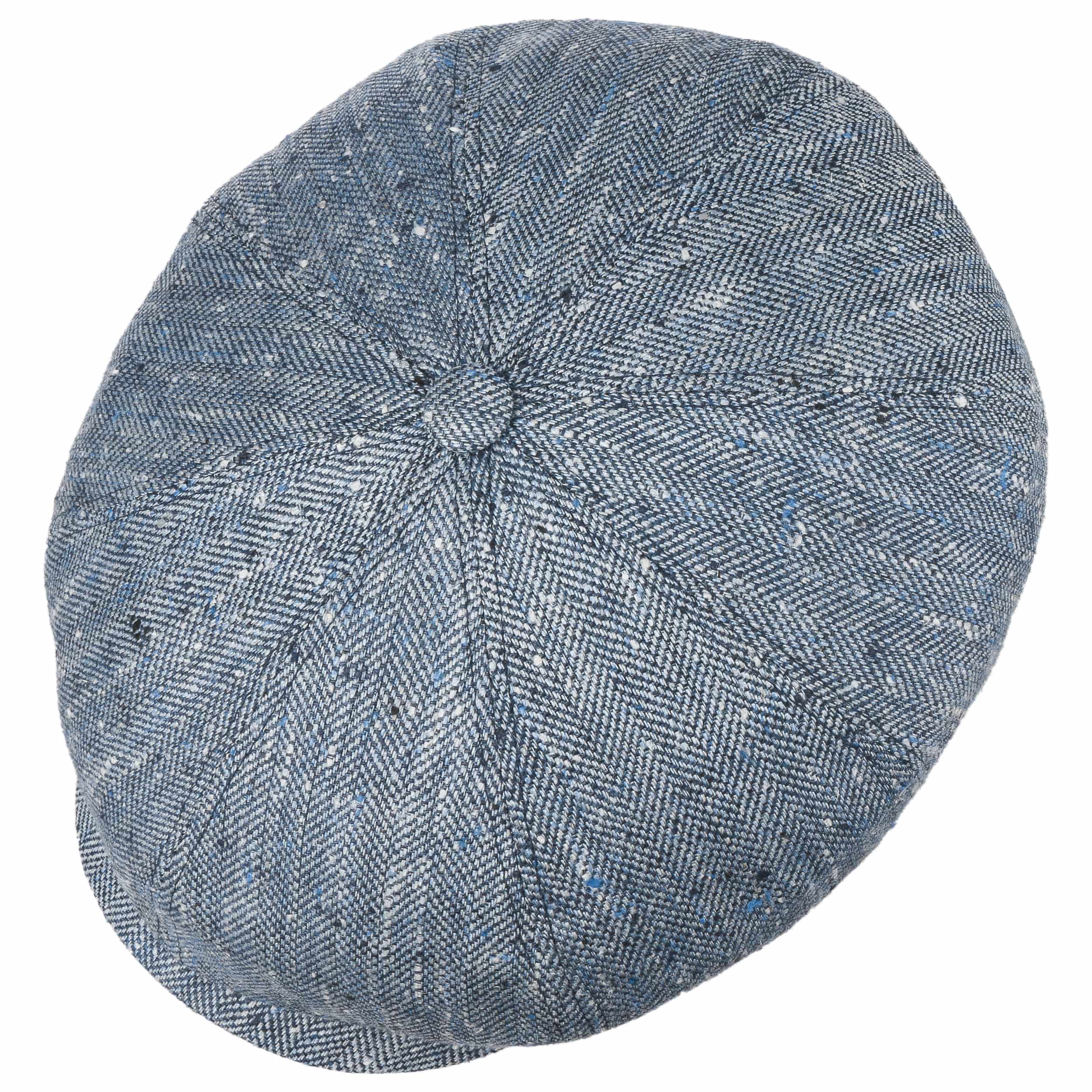 Lanfield Herringbone Flatcap by Stetson - 179,00