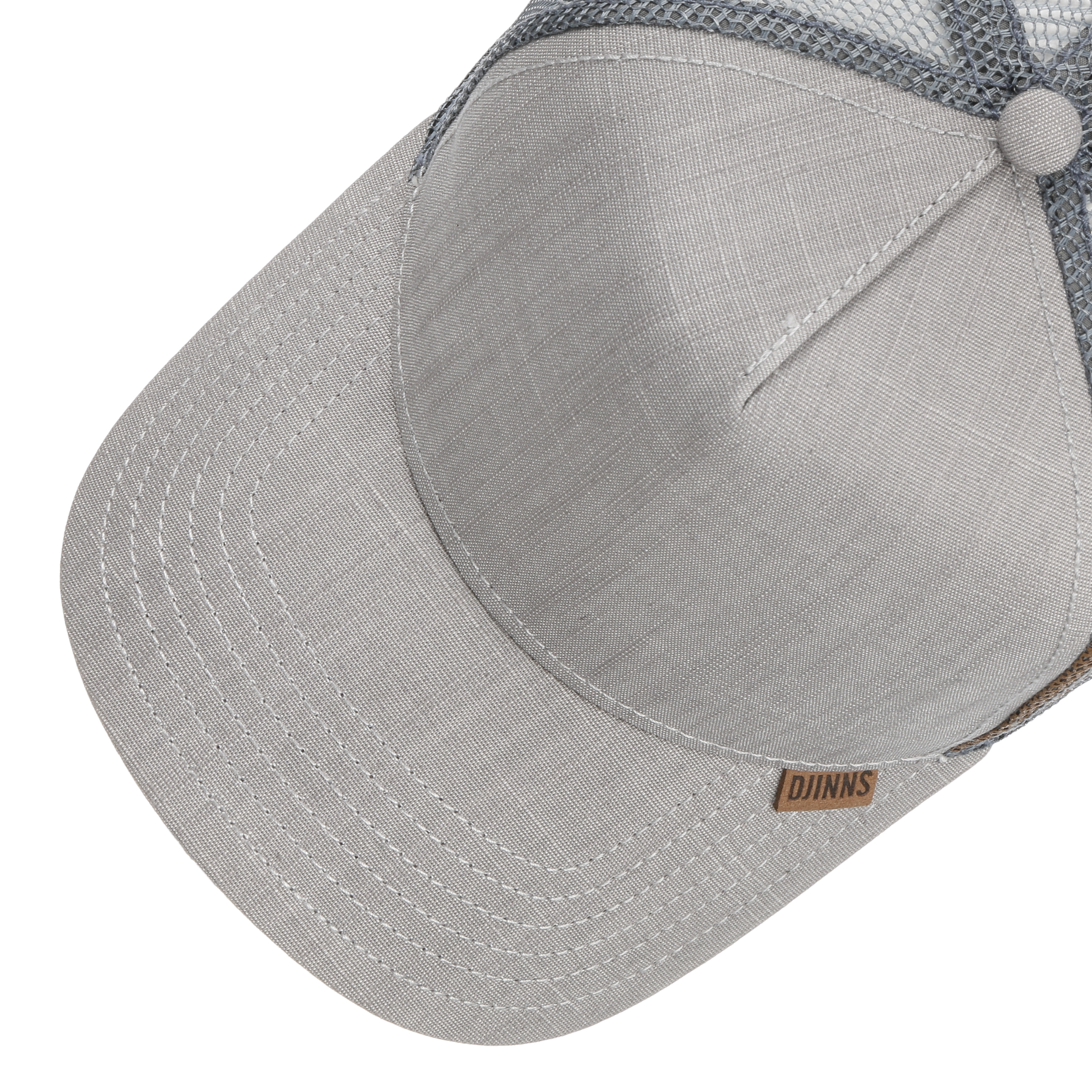 Linen Snapback Mesh Cap by Djinns - 219,00 kr