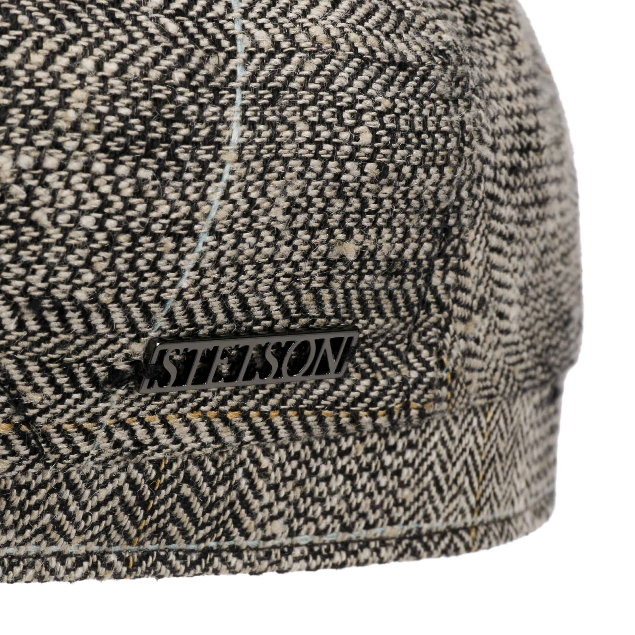 Locano Driver Herringbone Flatcap by Stetson - 119,00