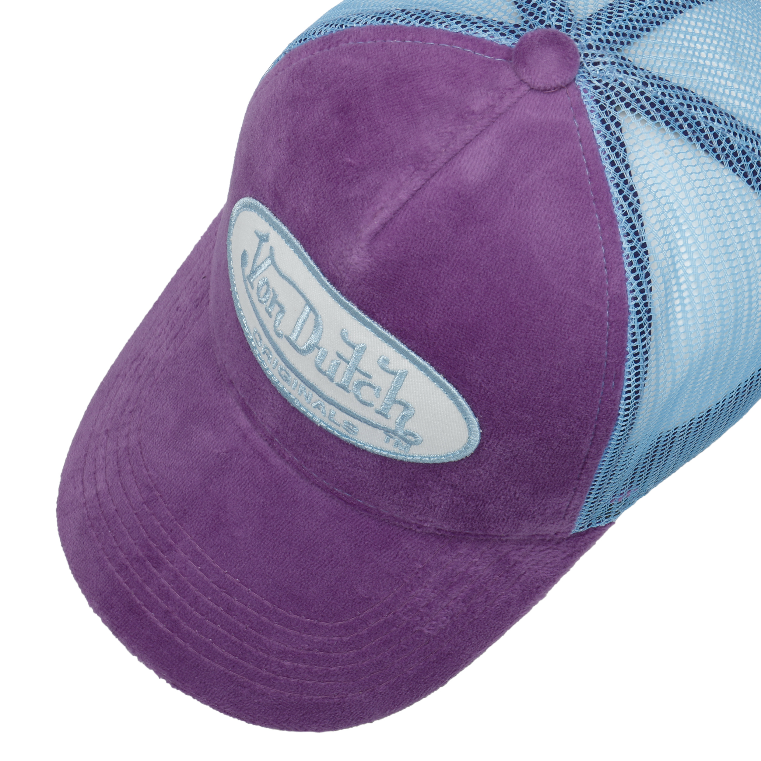 Logo Patch Velvet Trucker Cap by Von Dutch - 32,95