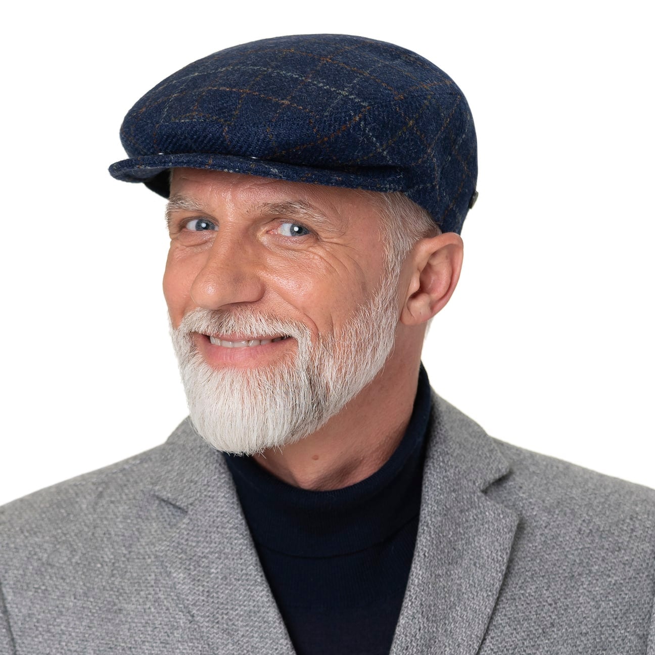 Lord Windowpane Plaid Flatcap by Bailey 1922 - 59,95