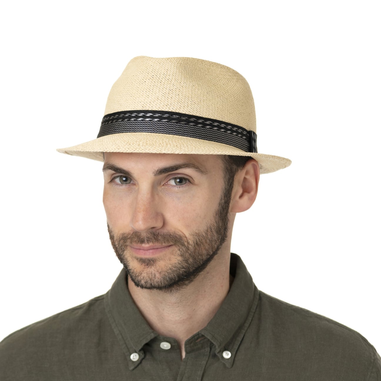 Luc Striped Band Panamahut by Mayser - 79,00