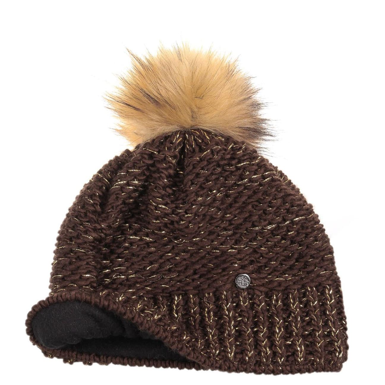 Lurex Bommel Beanie by Lierys - 49,95