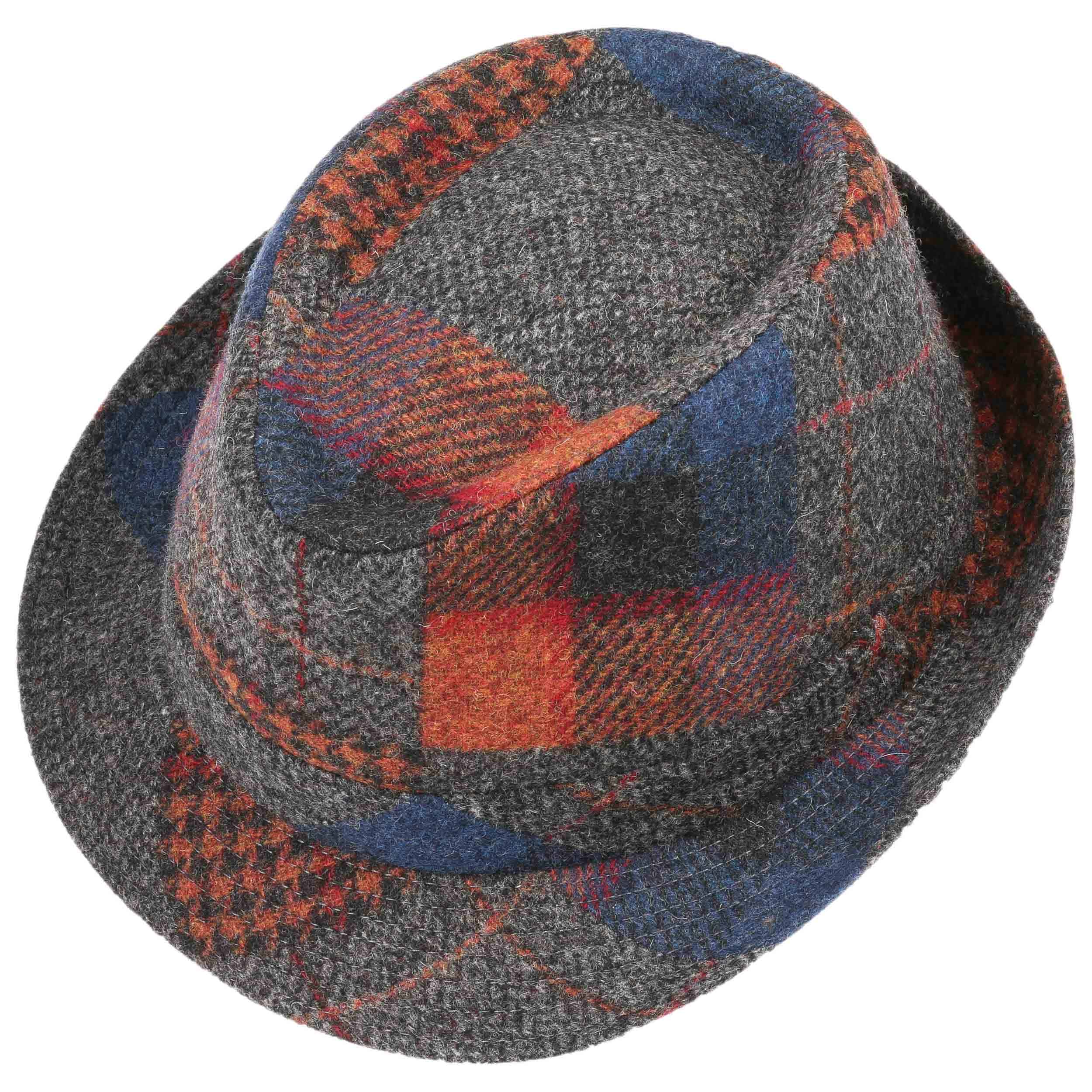 Merino Patchwork Trilby Hut by Lierys - 79,95