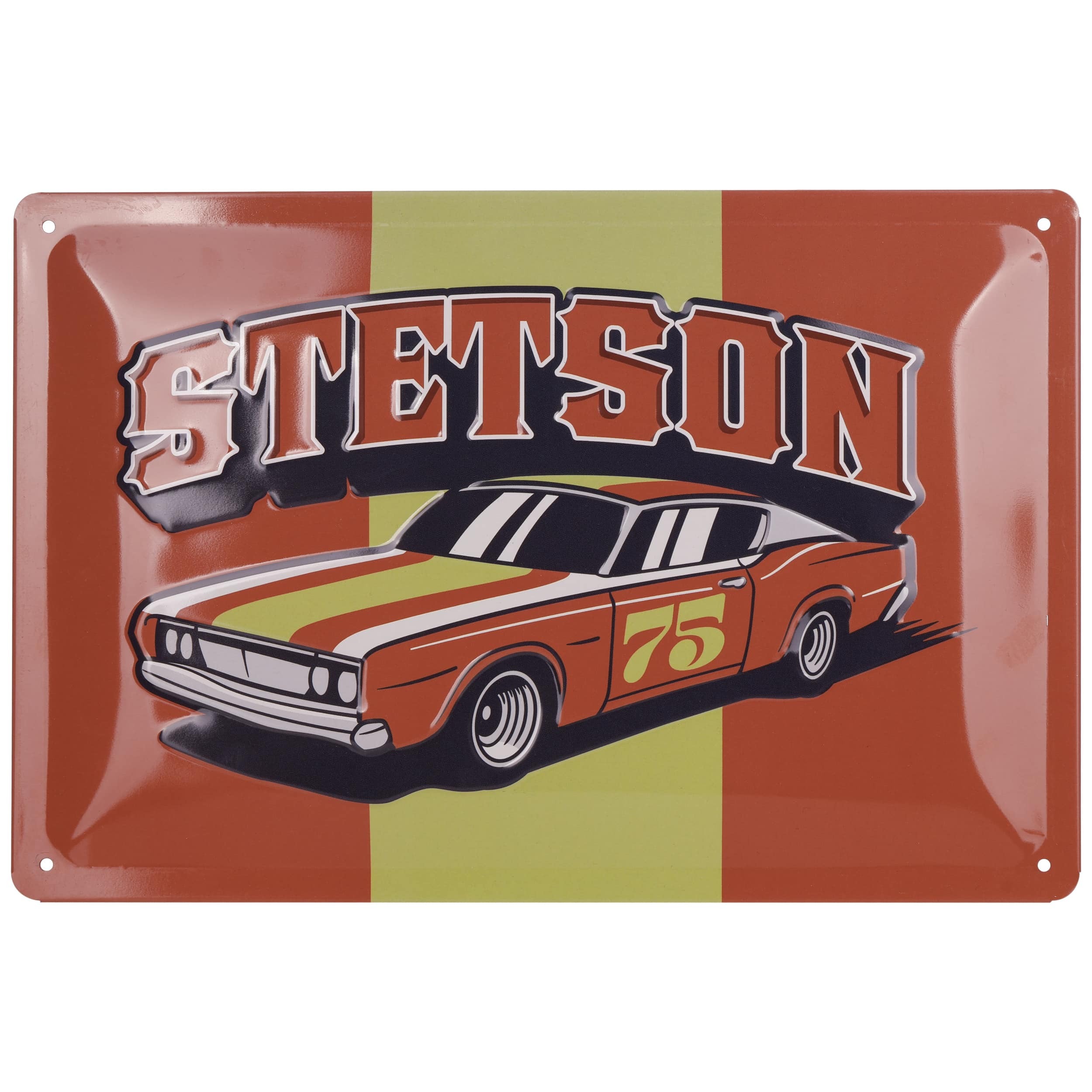 Muscle Car Retro Metal Sign by Stetson - 20,00