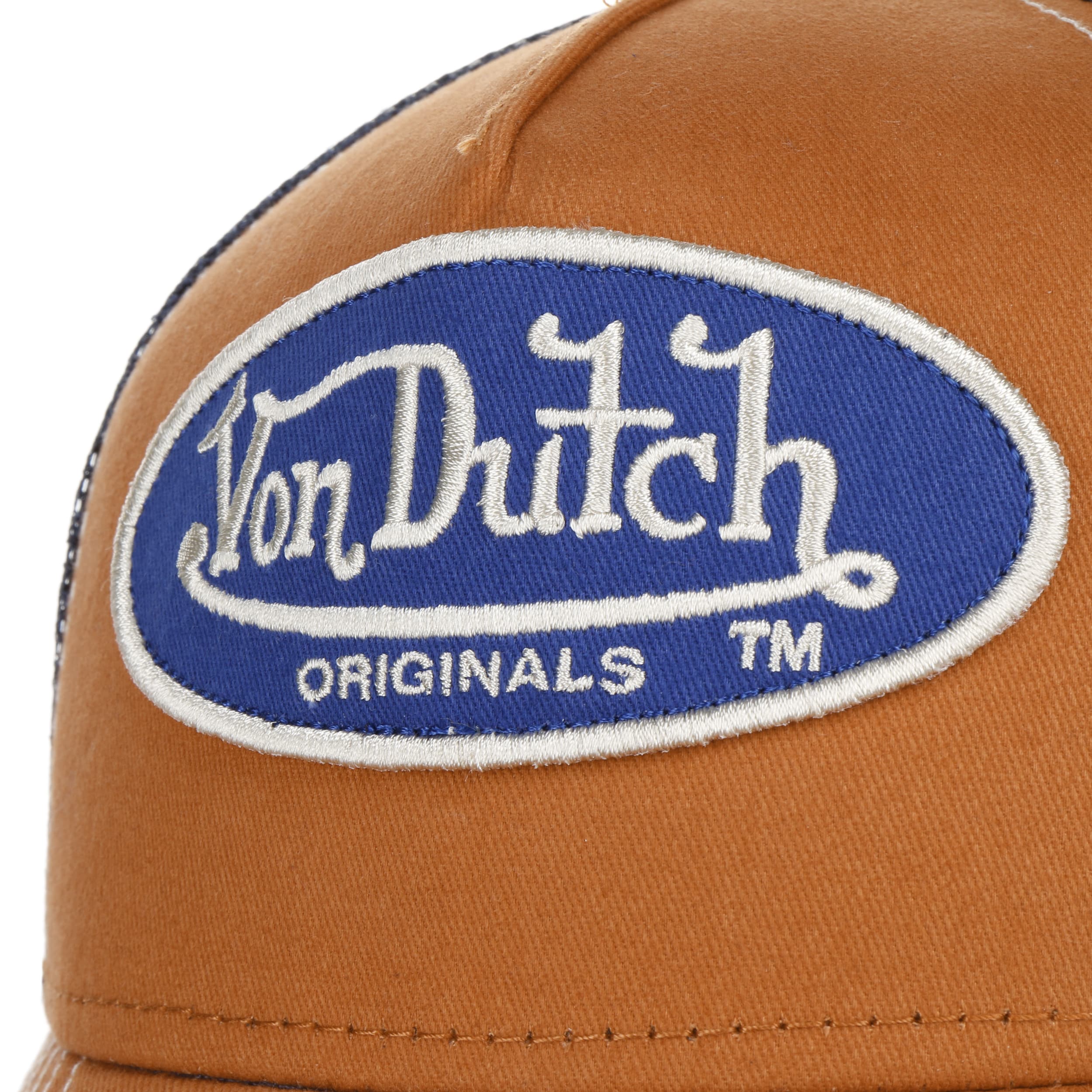 Oval Patch Boston Trucker Cap by Von Dutch - 29,95