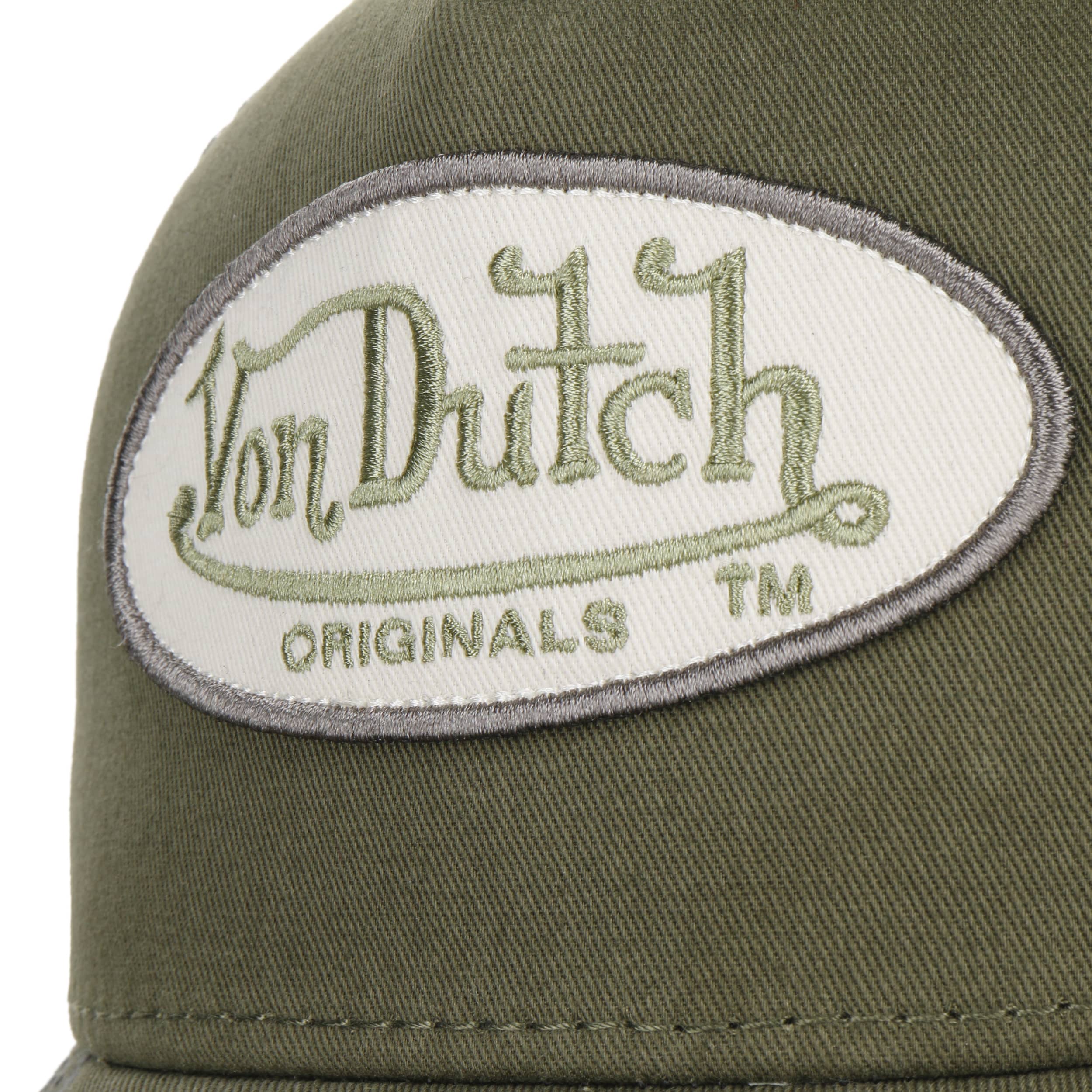 Oval Patch Boston Trucker Cap by Von Dutch - 29,95