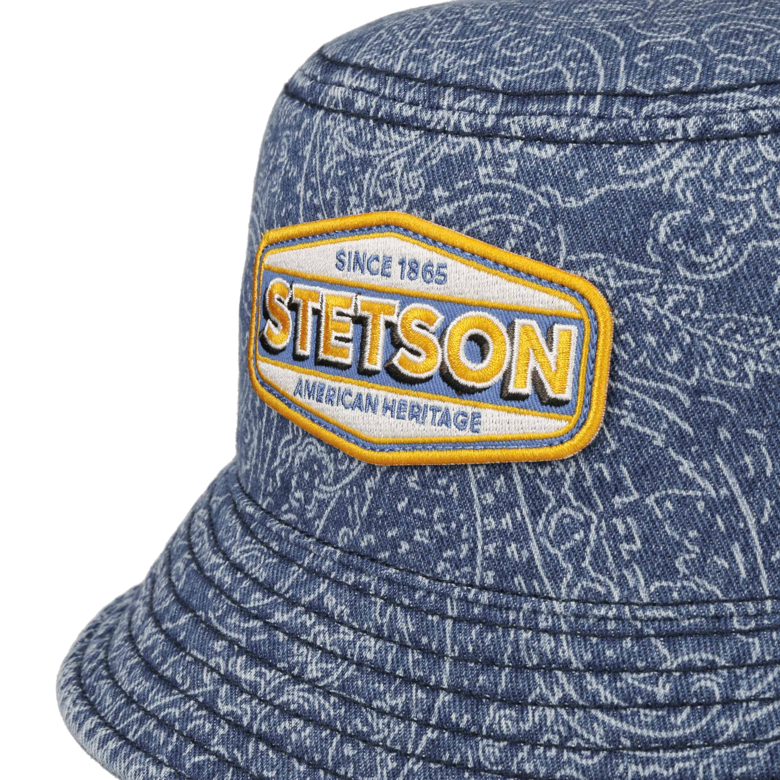 Paisley Logo Bucket Baumwollhut by Stetson - 89,00