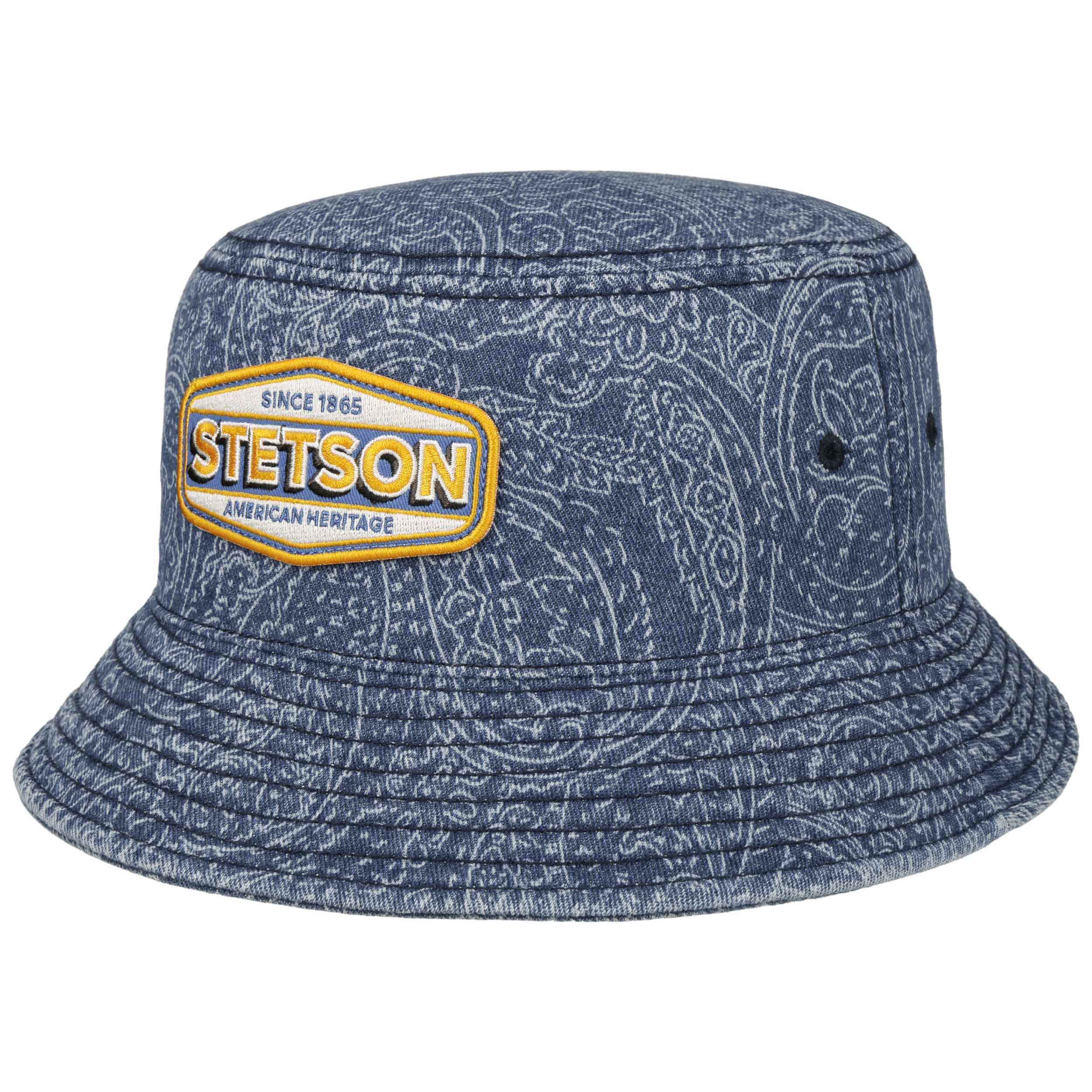 Paisley Logo Bucket Baumwollhut by Stetson - 89,00