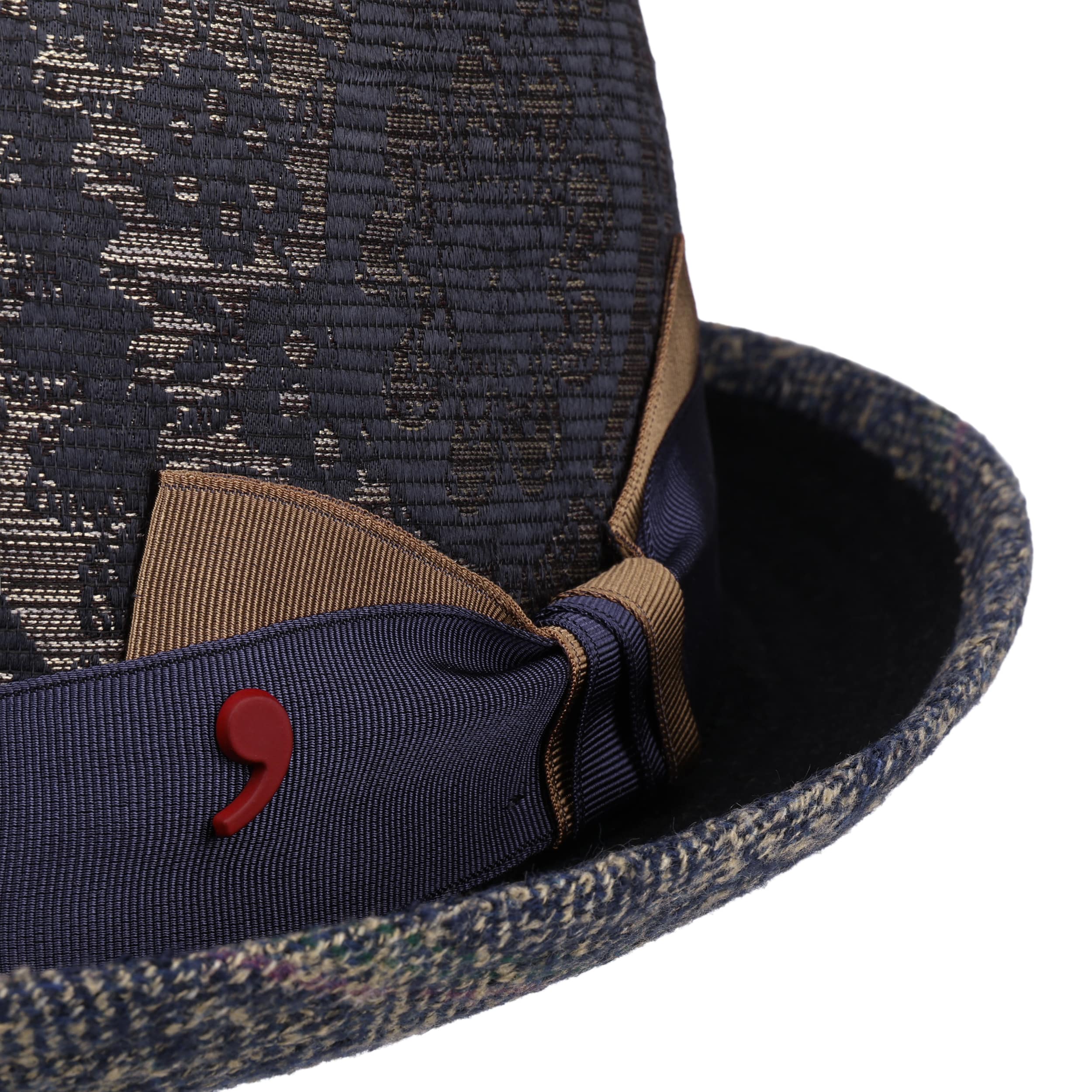 Paisley Pork Pie Stoffhut by Alfonso D’Este - 109,00