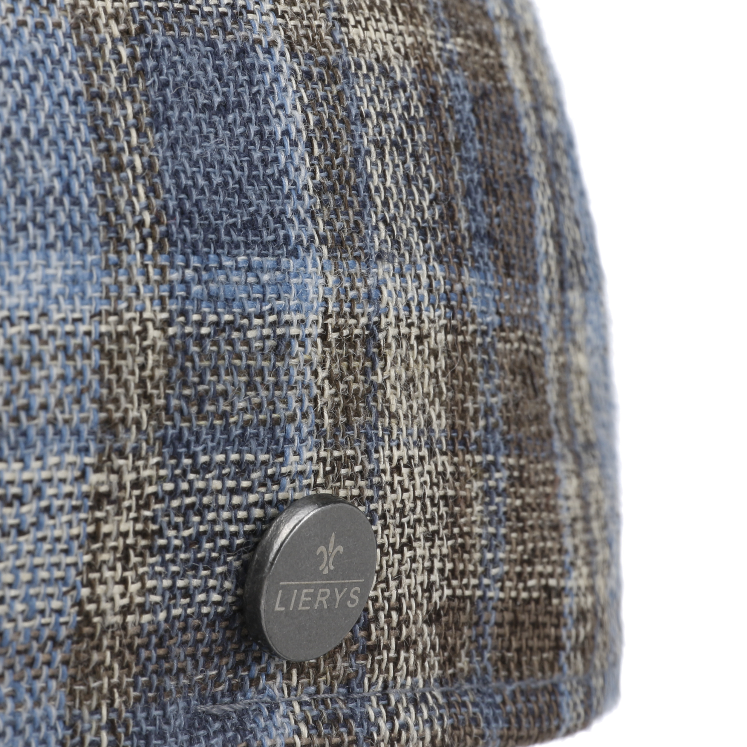 Pavelo Linen Check Flatcap by Lierys - CHF 44.95