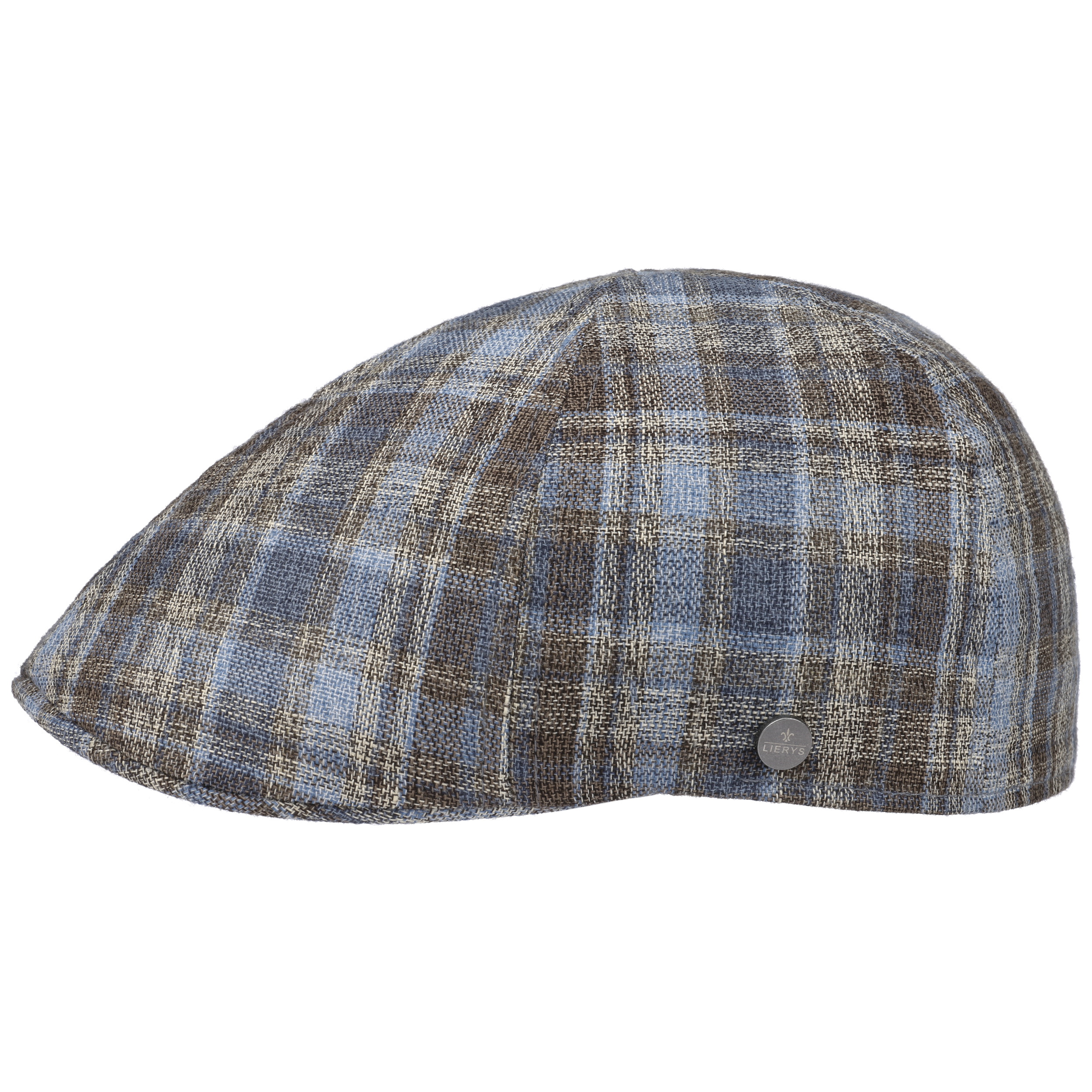 Pavelo Linen Check Flatcap by Lierys - CHF 44.95