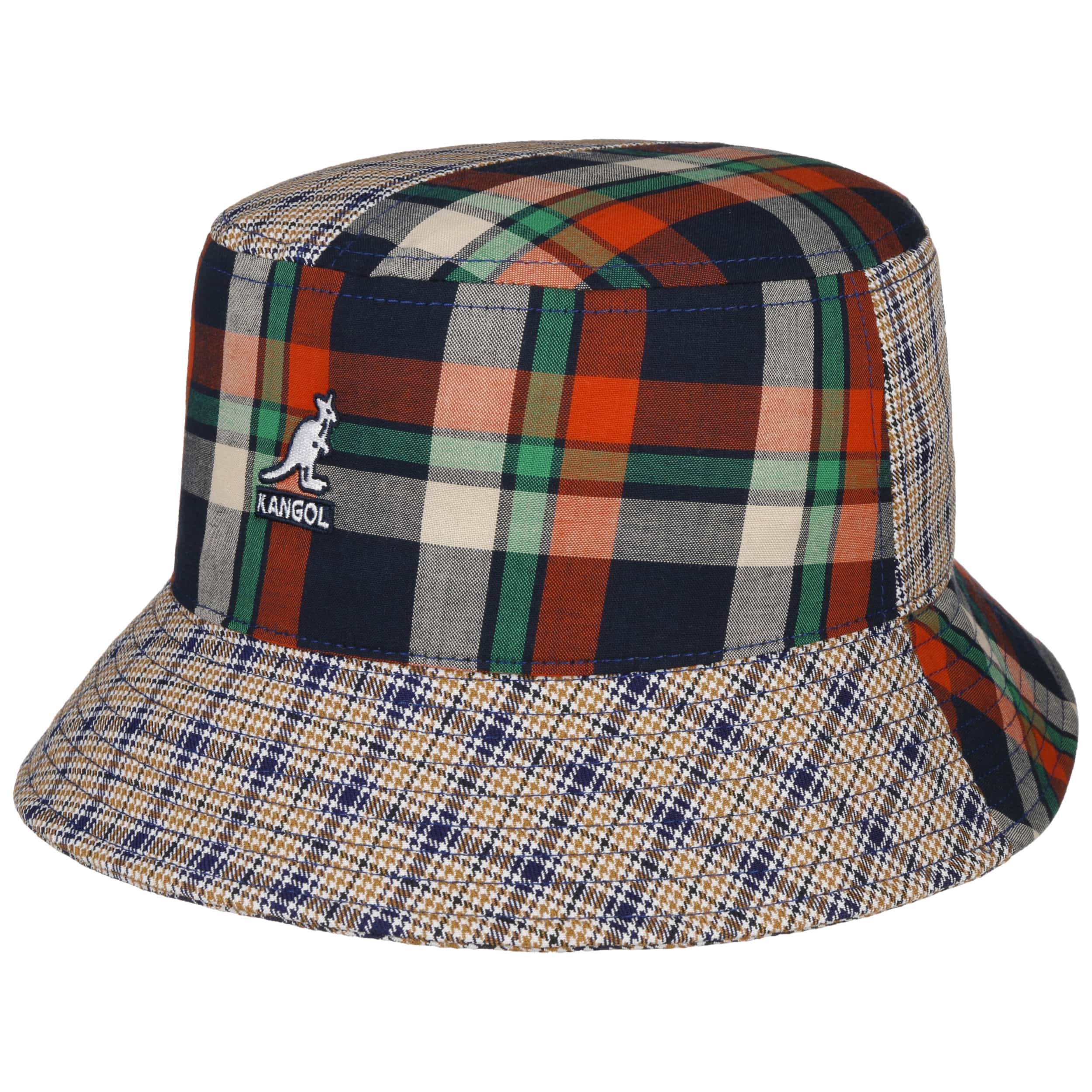 Plaid Mashup Bucket Fischerhut by Kangol - 39,95