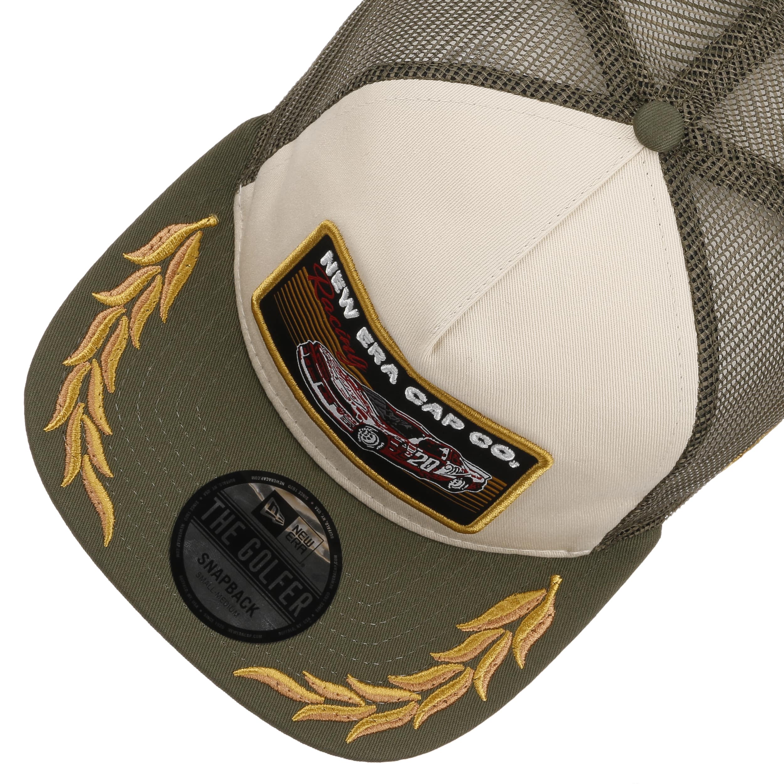 Racing Patch Flat Brim Trucker Cap by New Era - 44,95
