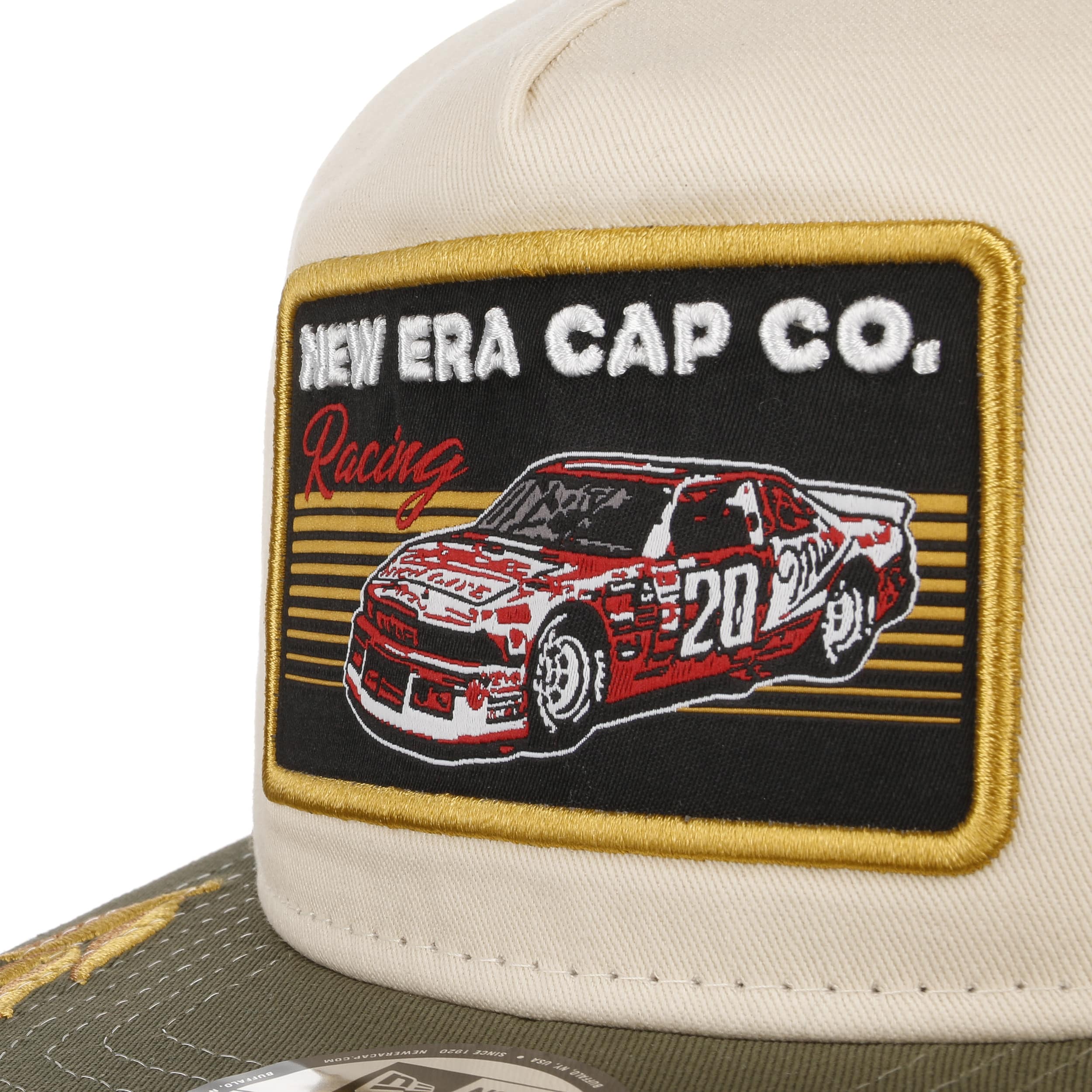 Racing Patch Flat Brim Trucker Cap by New Era - 44,95